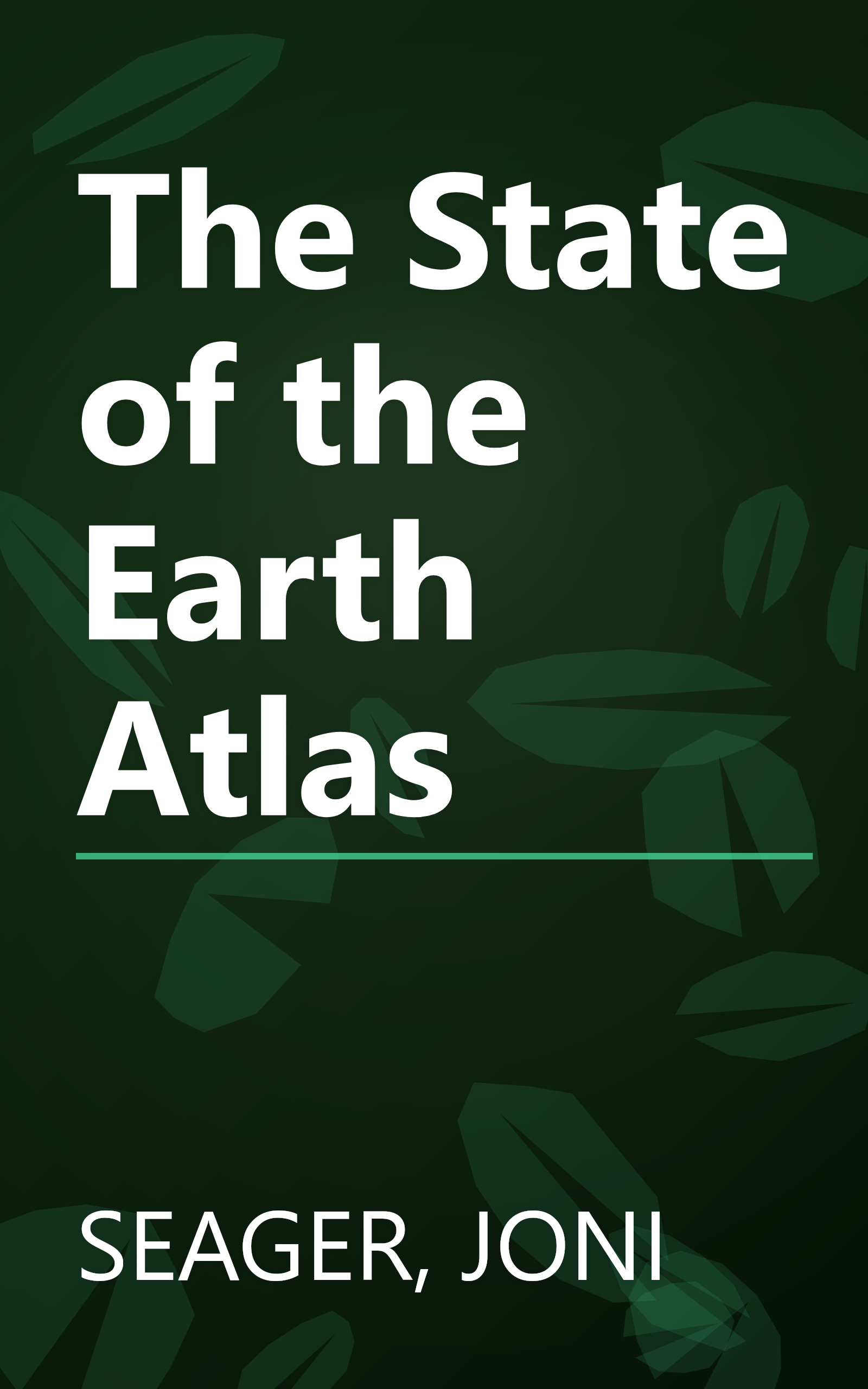 The State of the Earth Atlas book cover