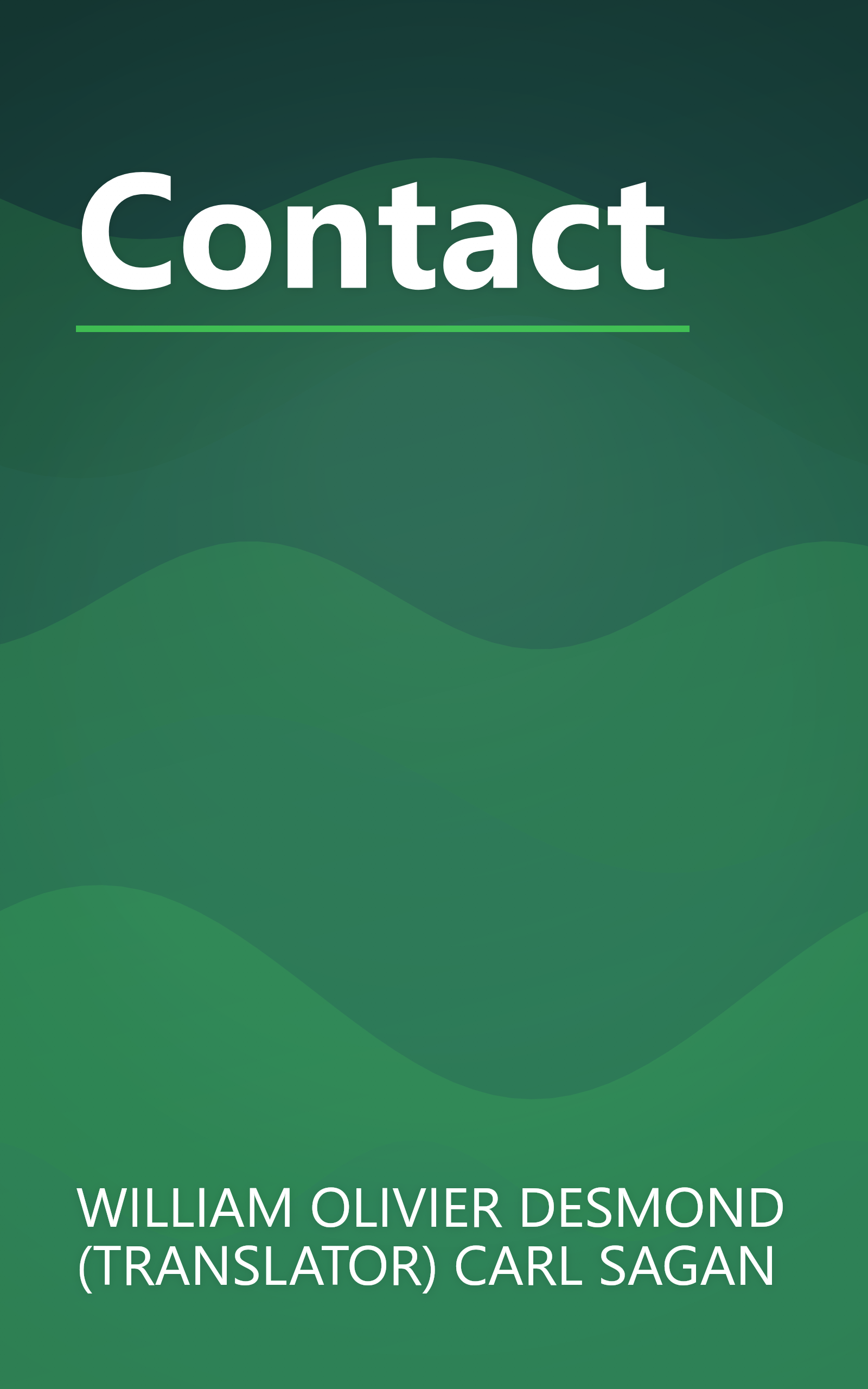 Contact book cover