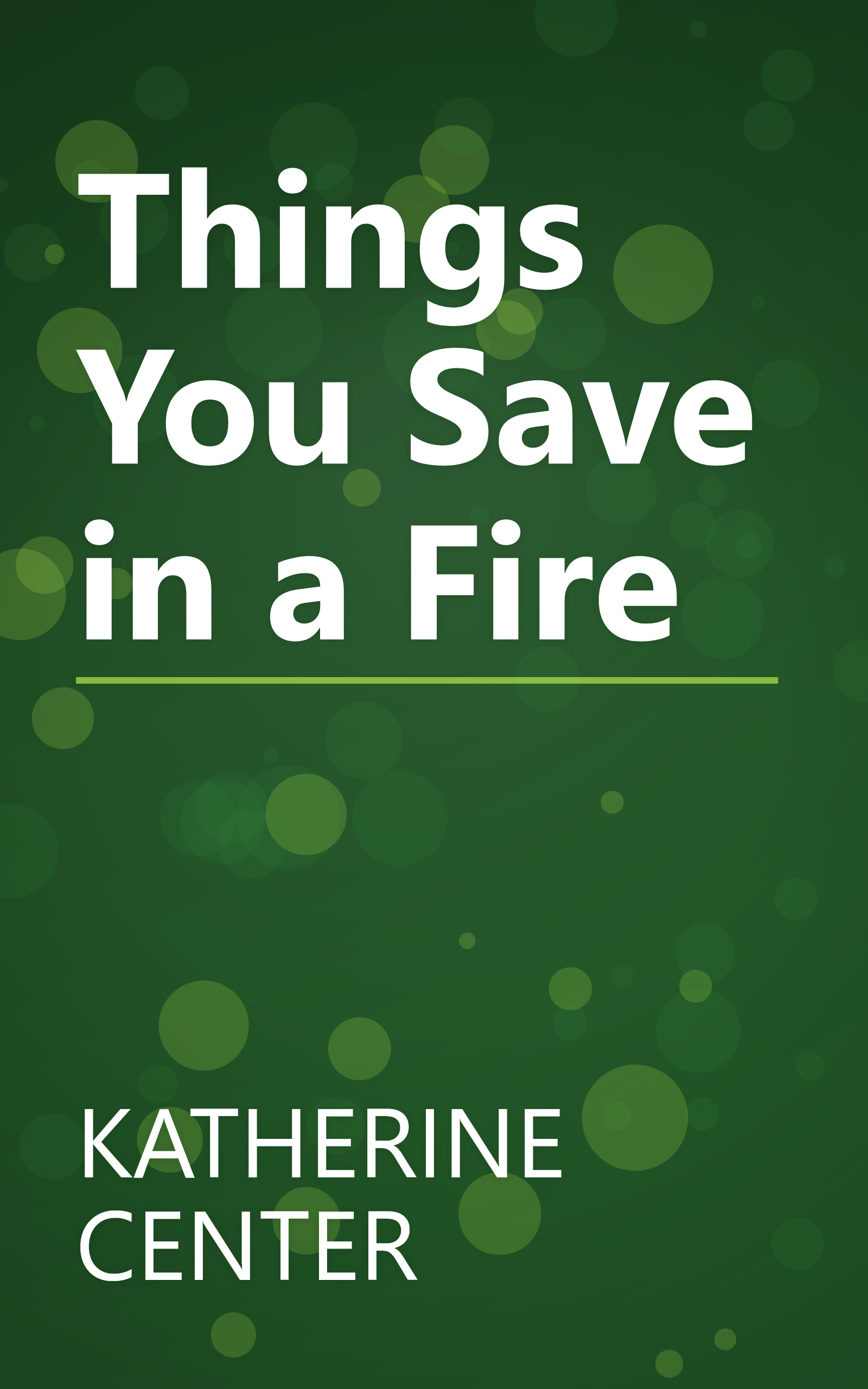 Things You Save in a Fire book cover
