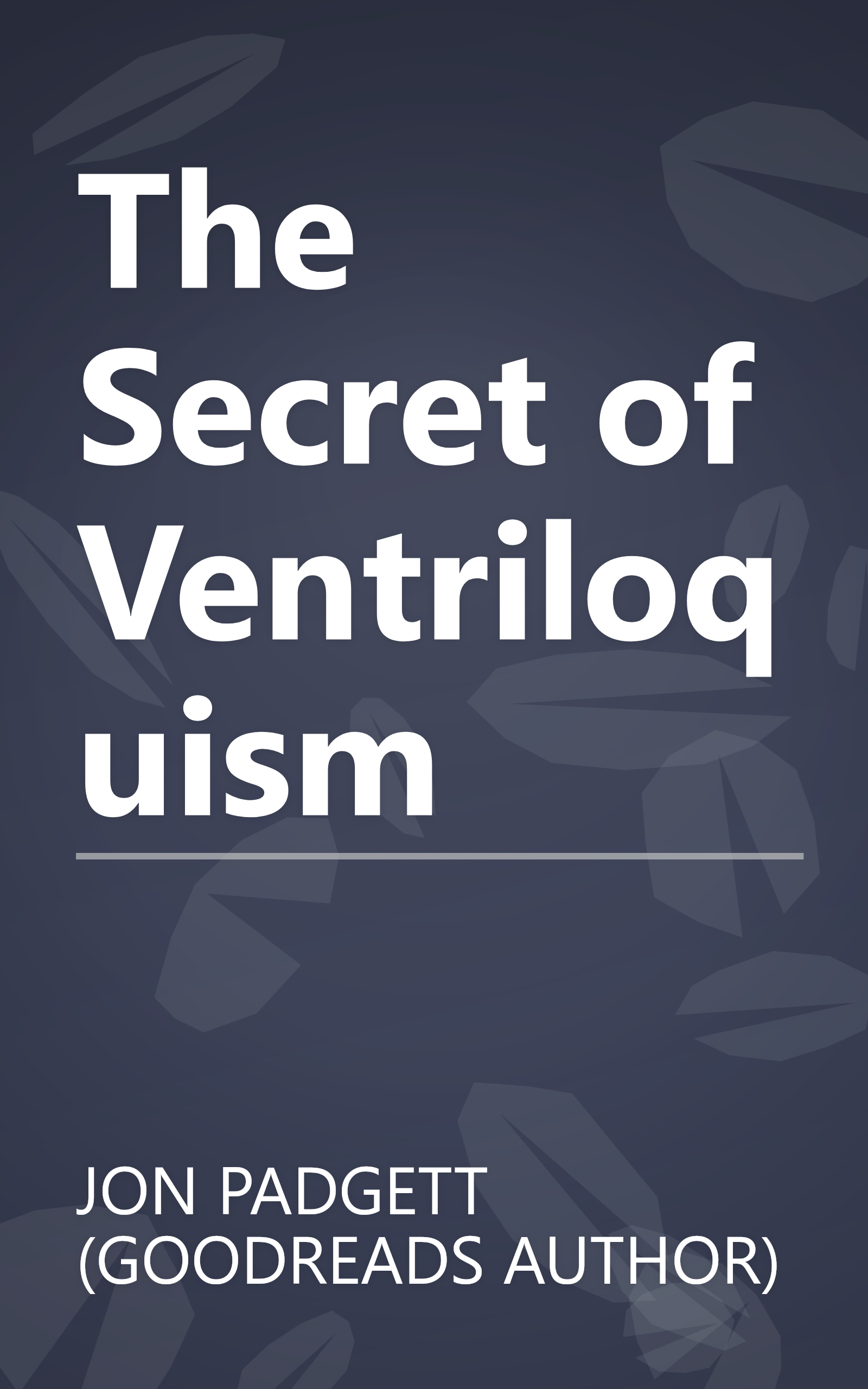 The Secret of Ventriloquism book cover