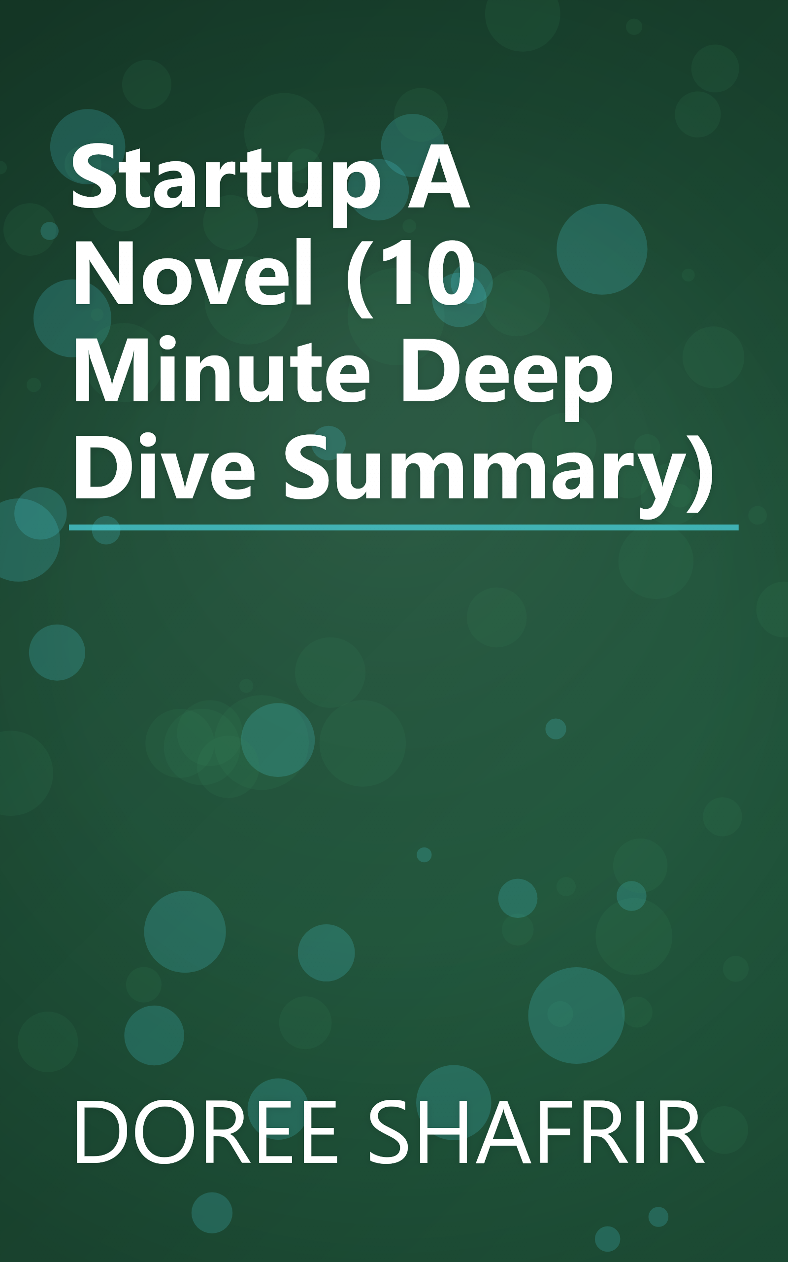 Startup  A Novel (10 Minute   Deep Dive Summary) book cover
