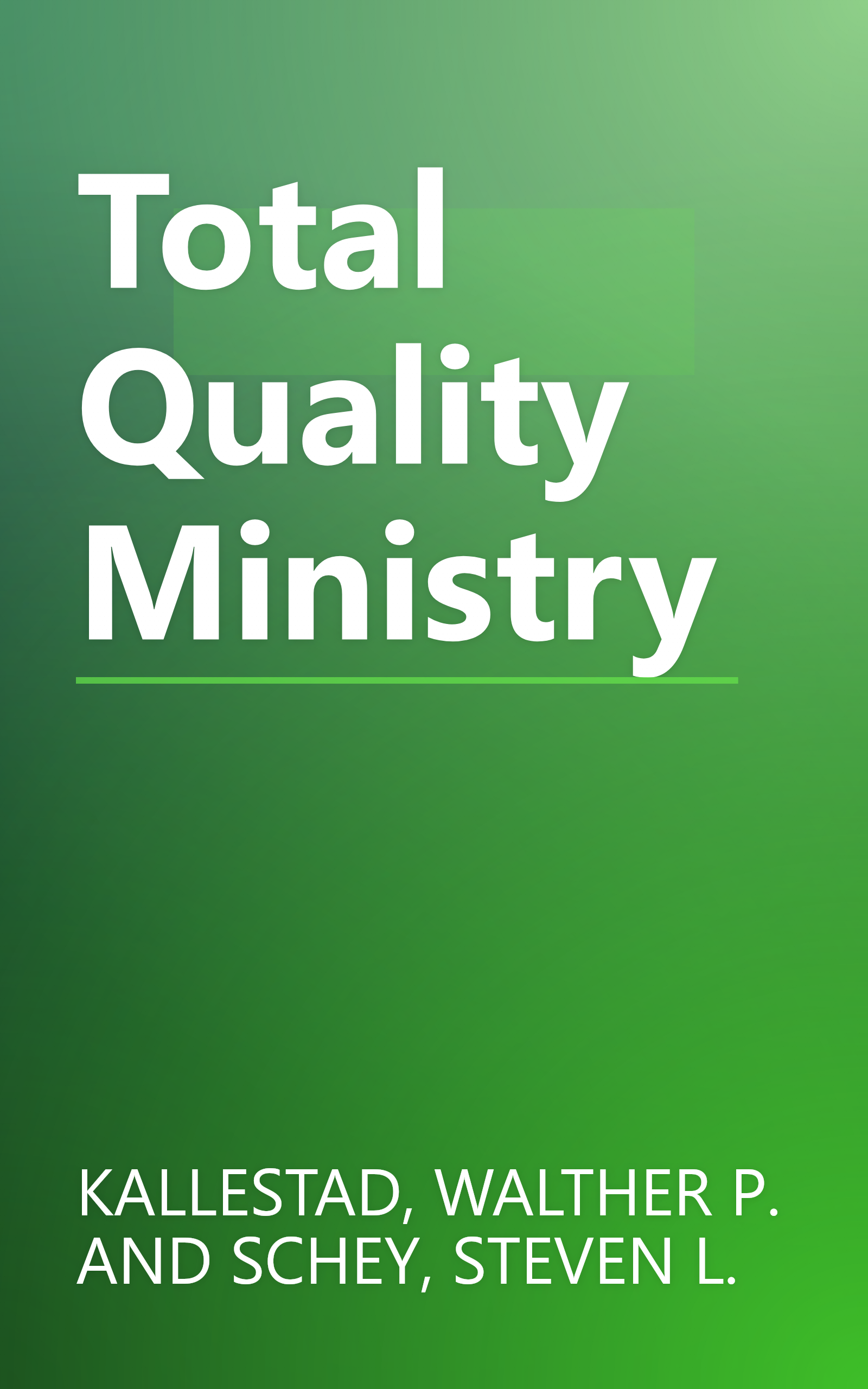 Total Quality Ministry book cover