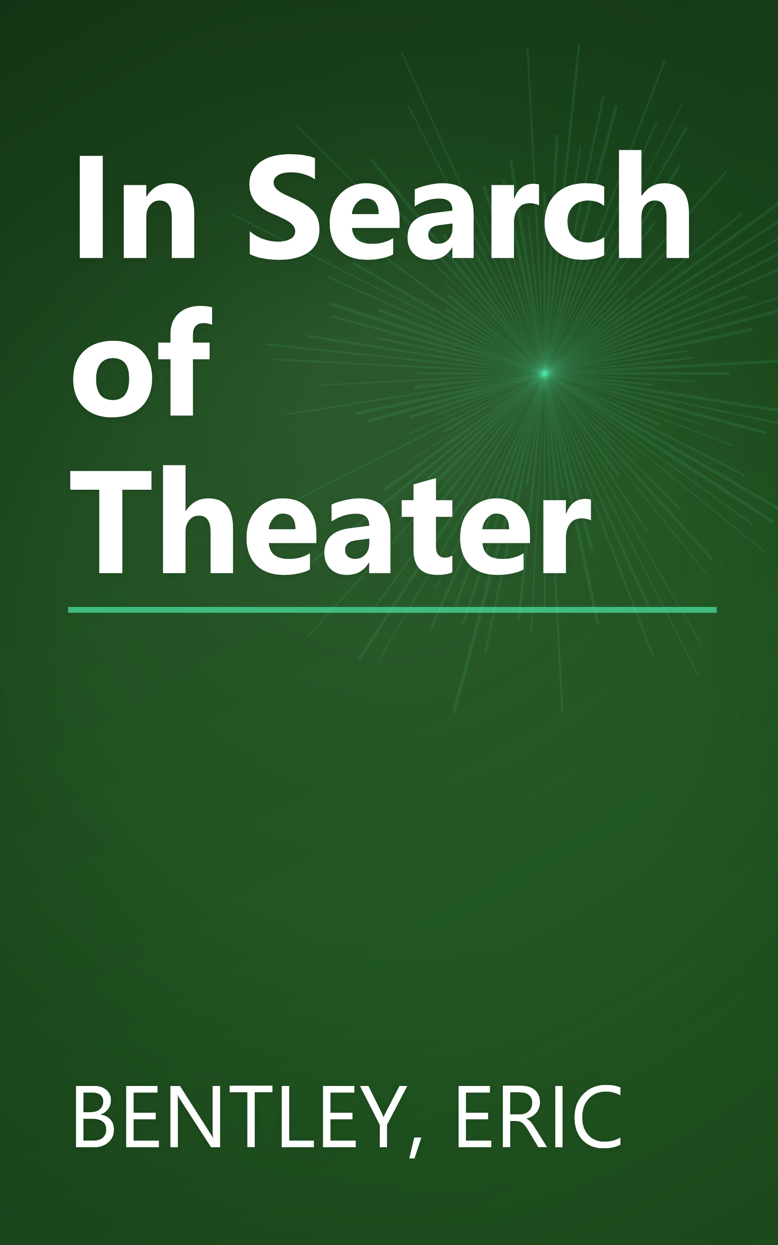 In Search of Theater book cover