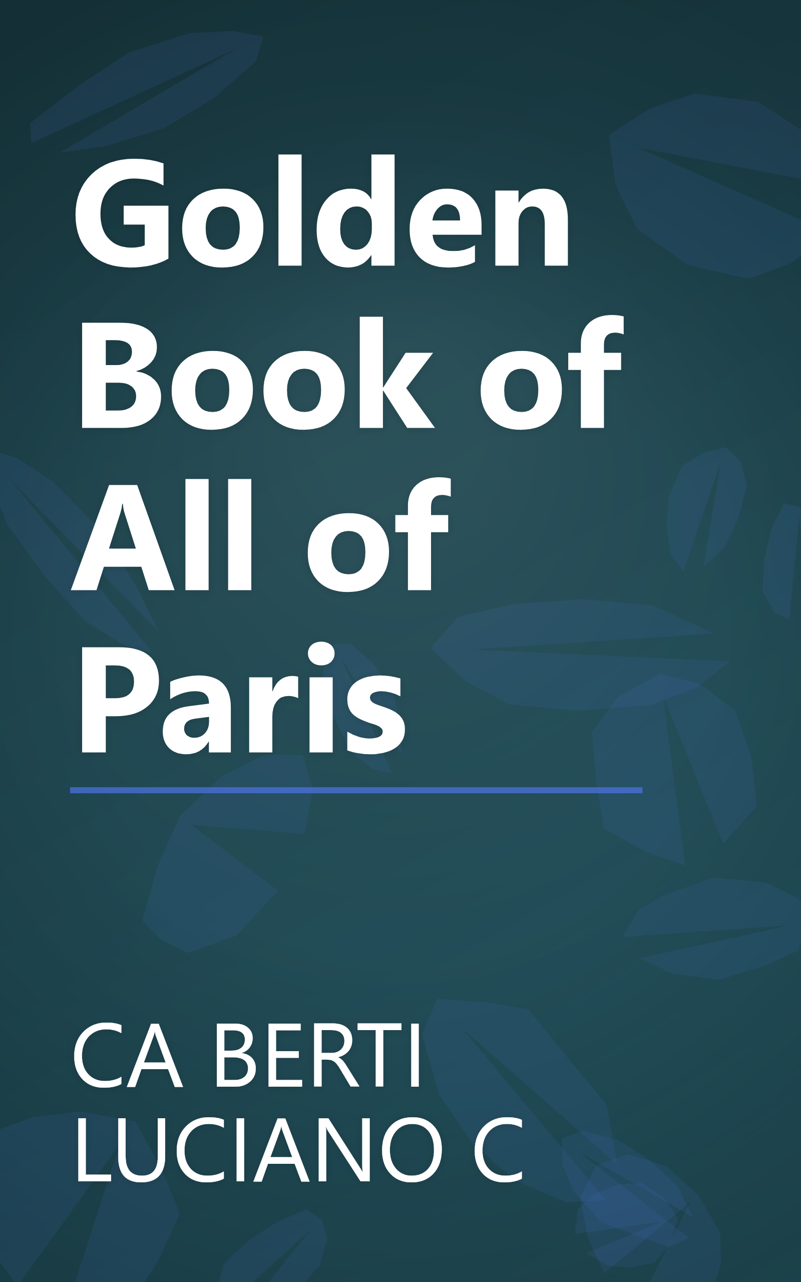 Golden Book of All of Paris book cover