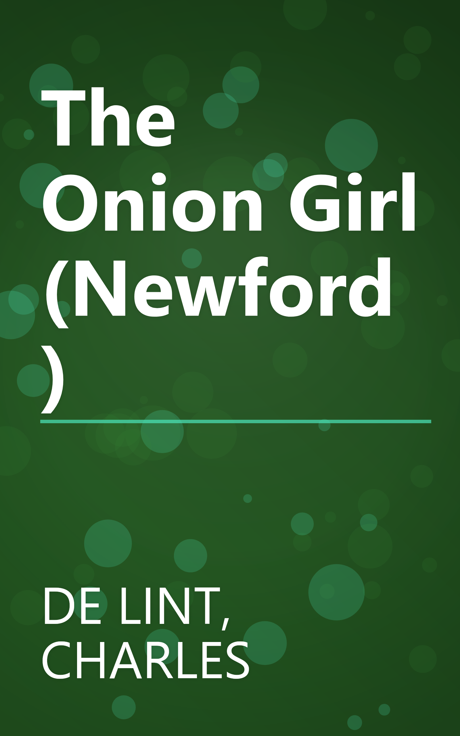 The Onion Girl (Newford) book cover