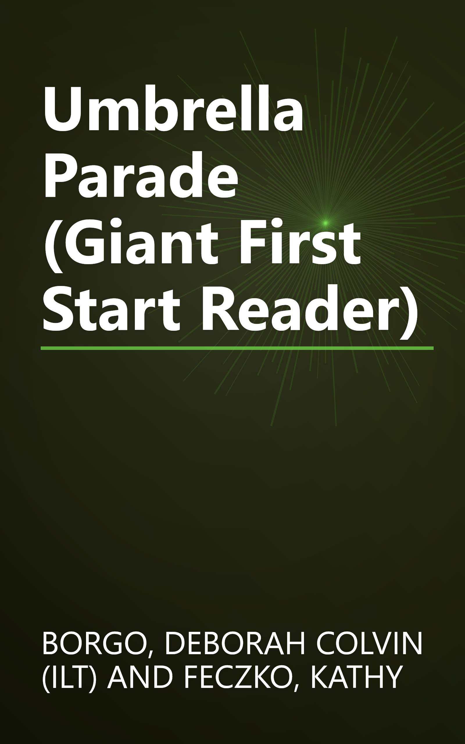 Umbrella Parade (Giant First Start Reader) book cover