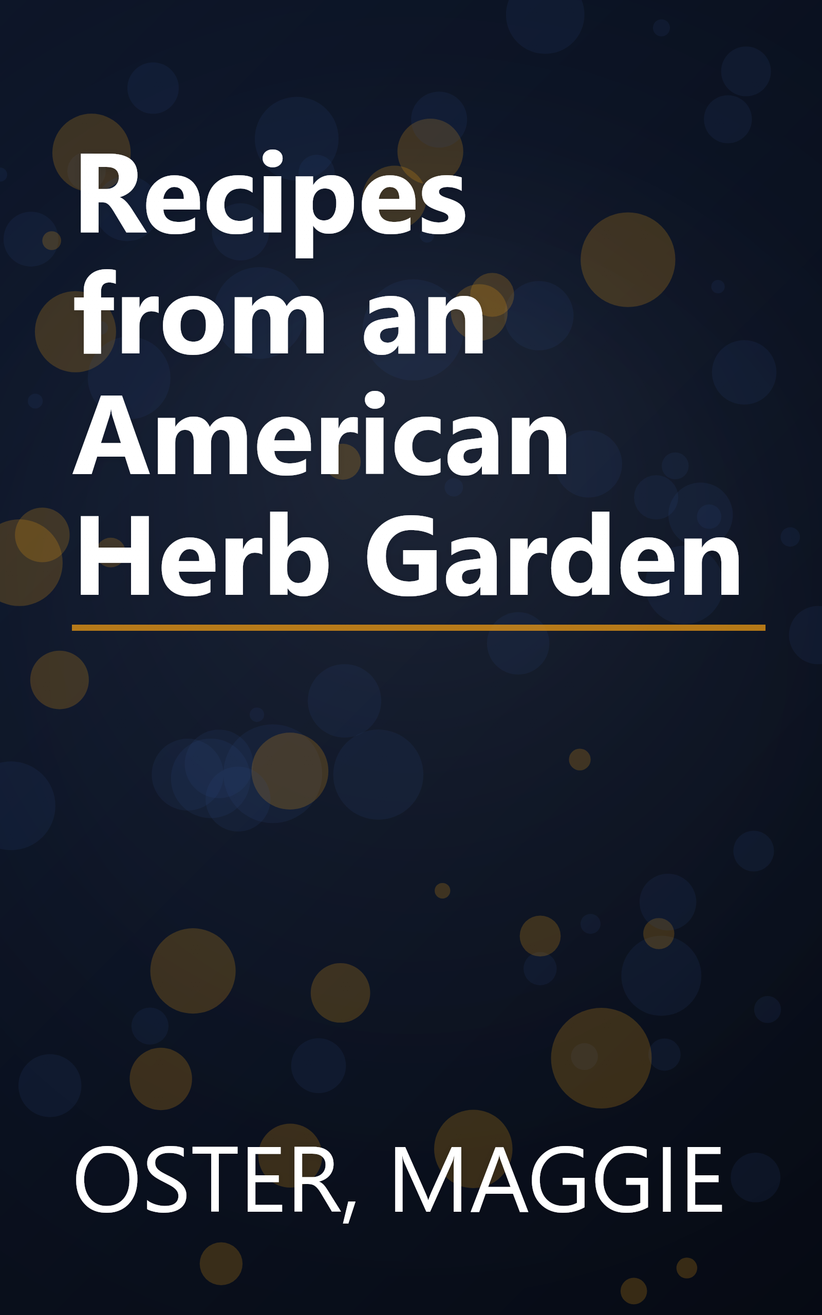 Recipes from an American Herb Garden book cover