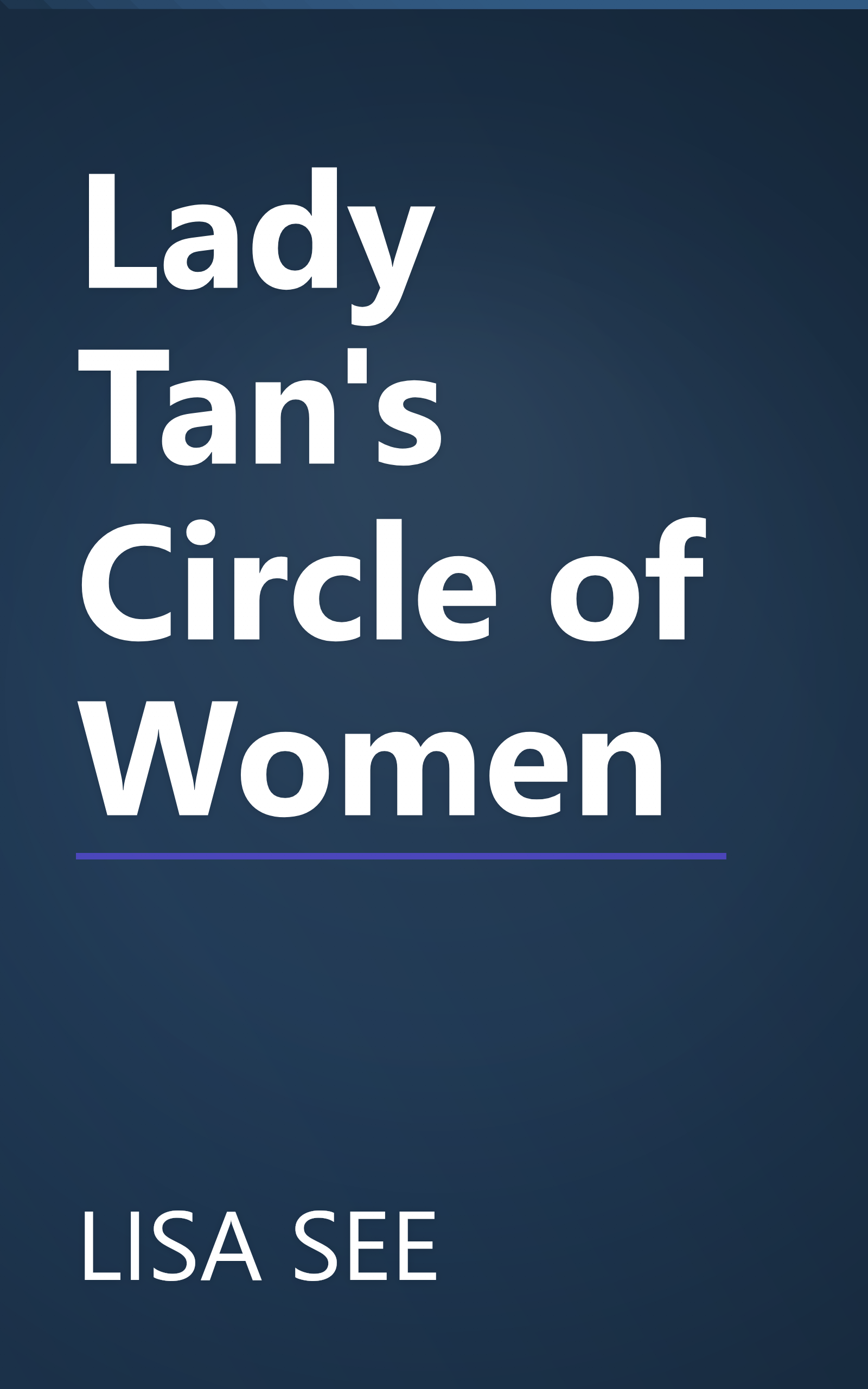Lady Tan's Circle of Women book cover