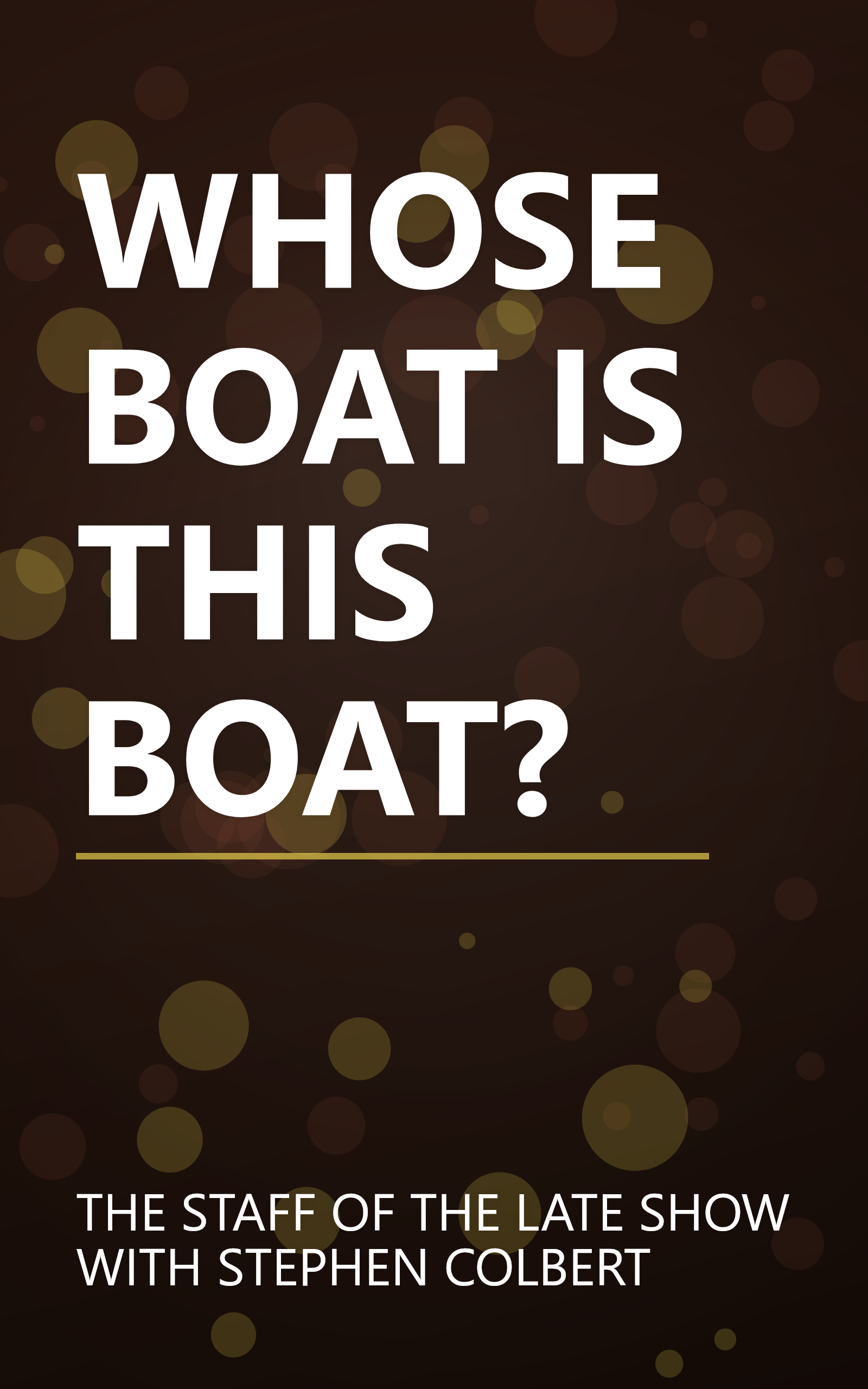 WHOSE BOAT IS THIS BOAT? book cover