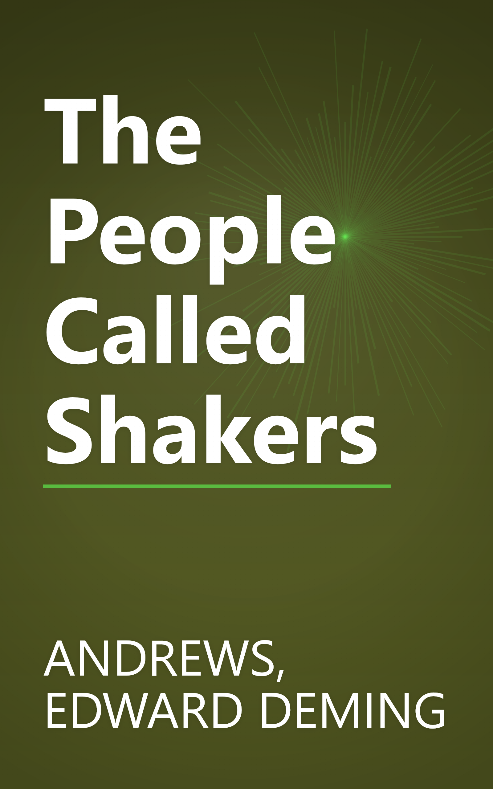 The People Called Shakers book cover