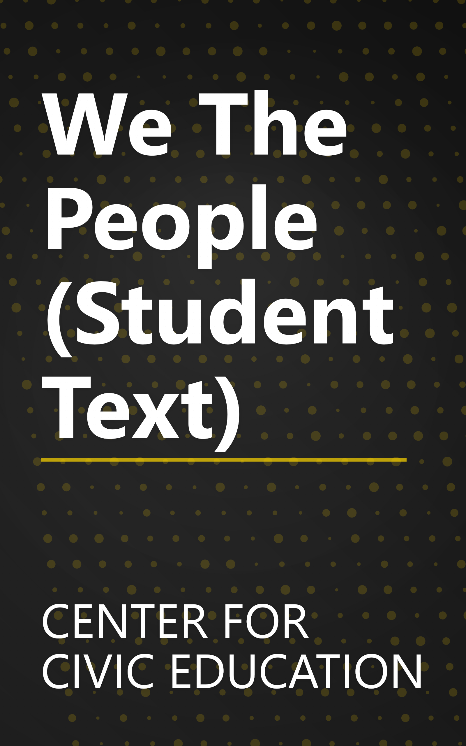 We The People (Student Text) book cover