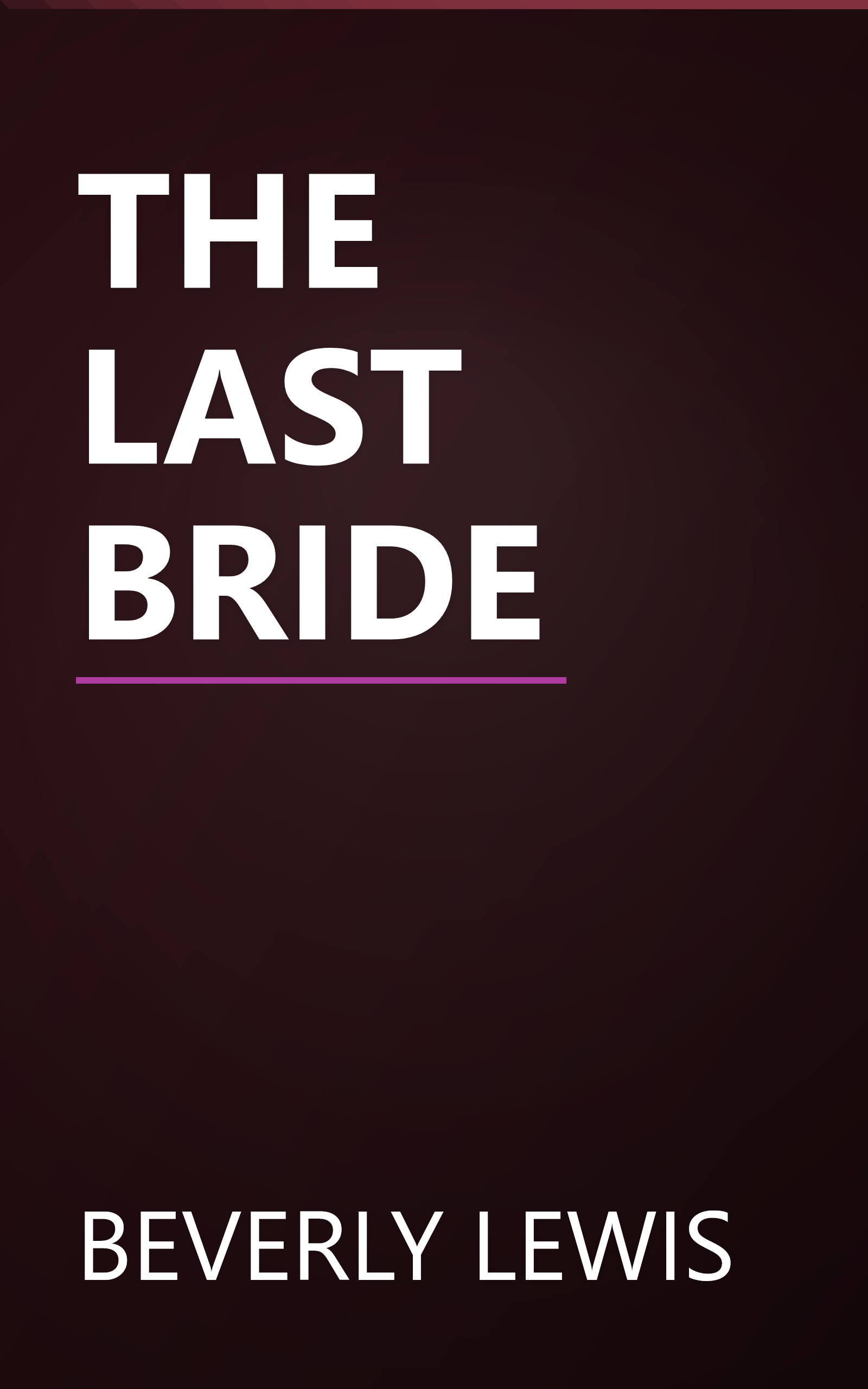 THE LAST BRIDE book cover