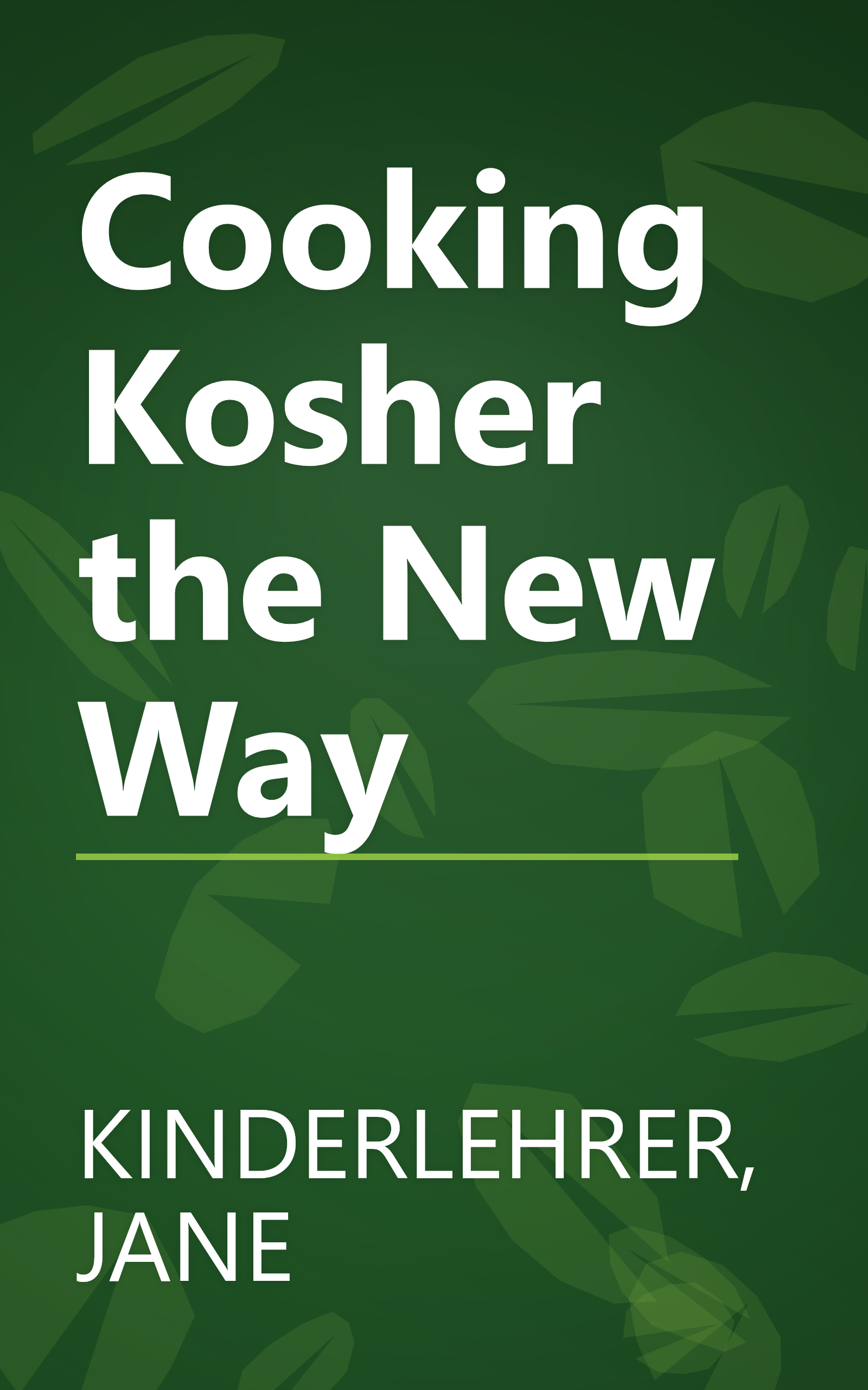 Cooking Kosher the New Way book cover