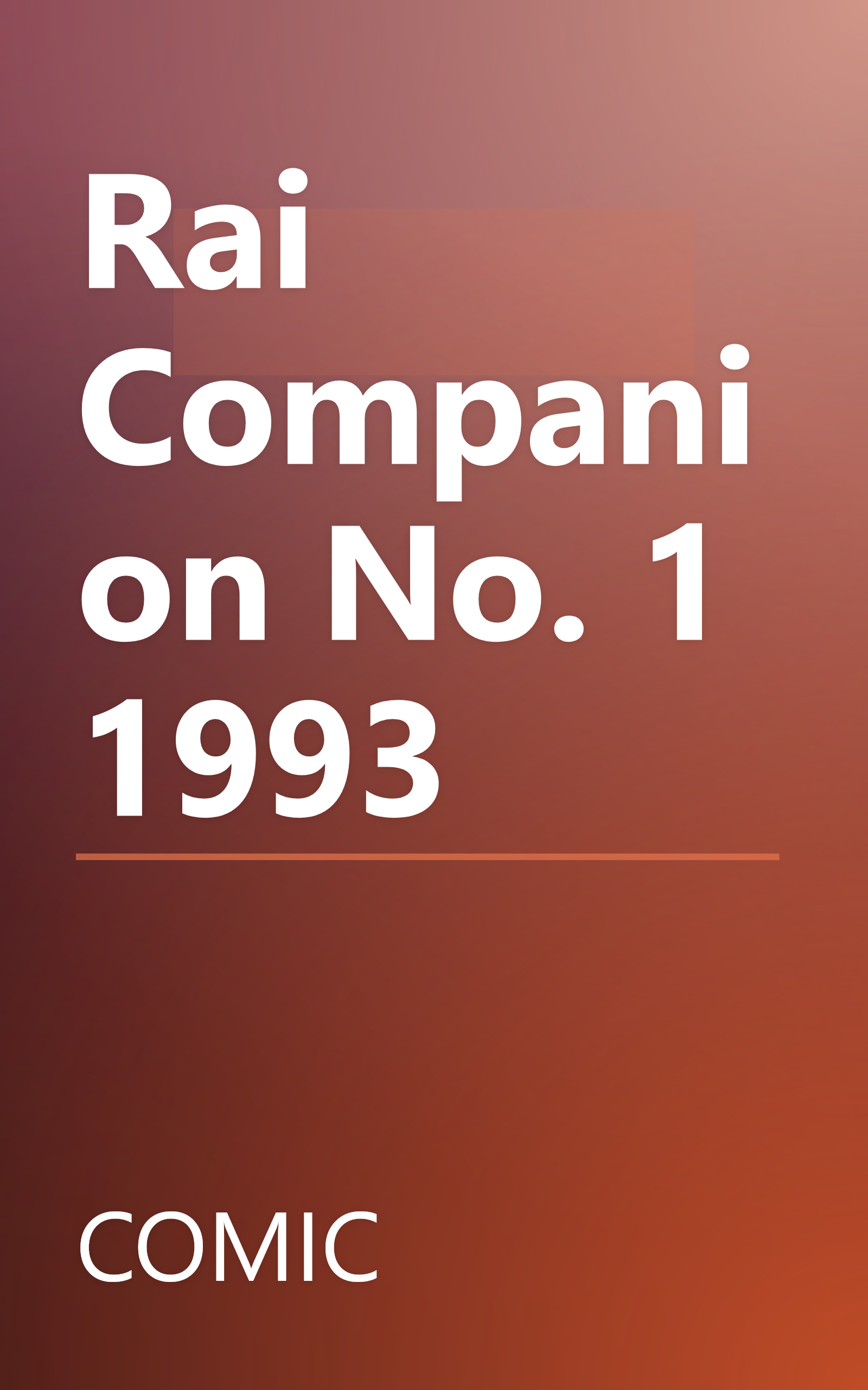 Rai Companion No. 1 1993 book cover