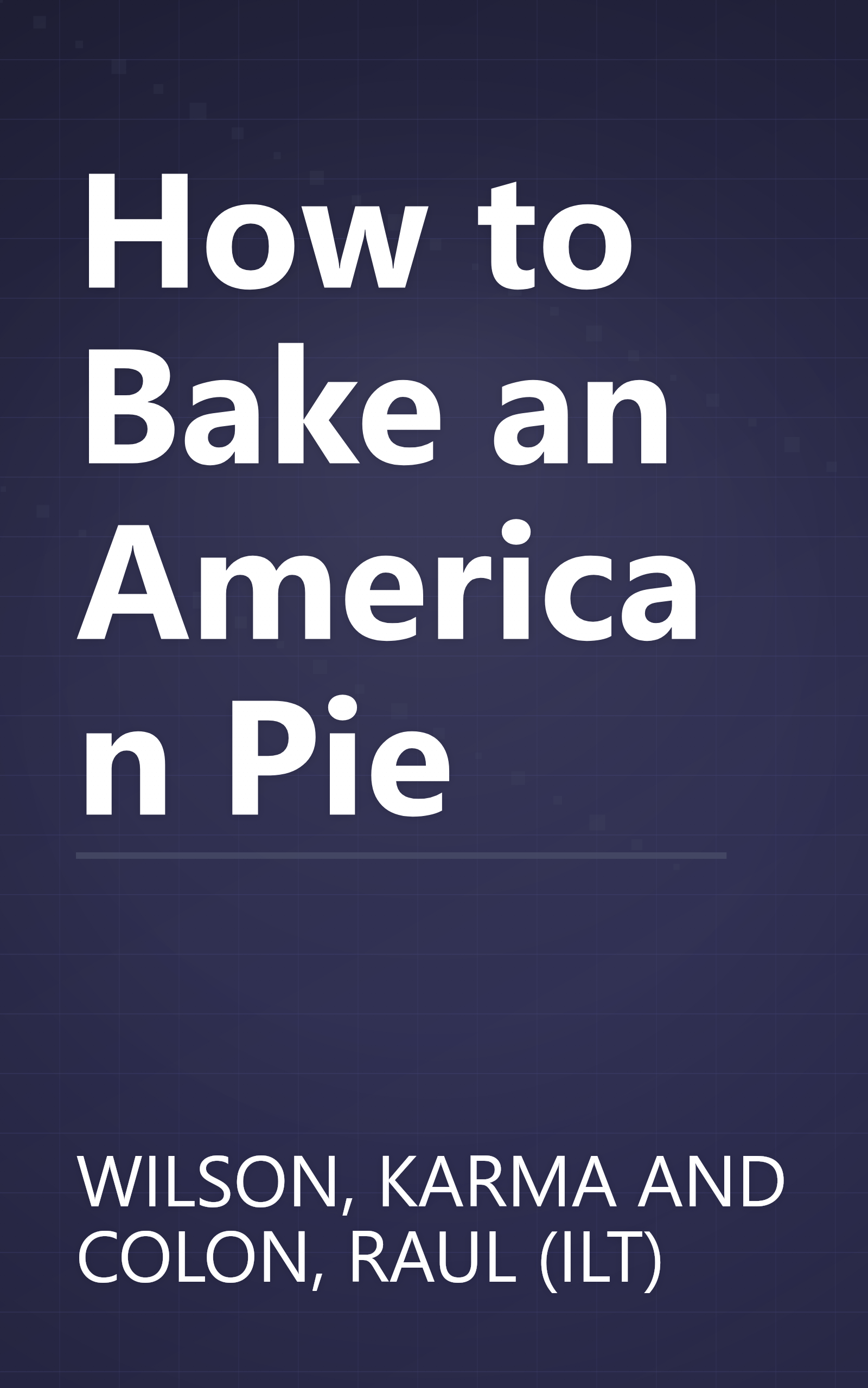 How to Bake an American Pie book cover