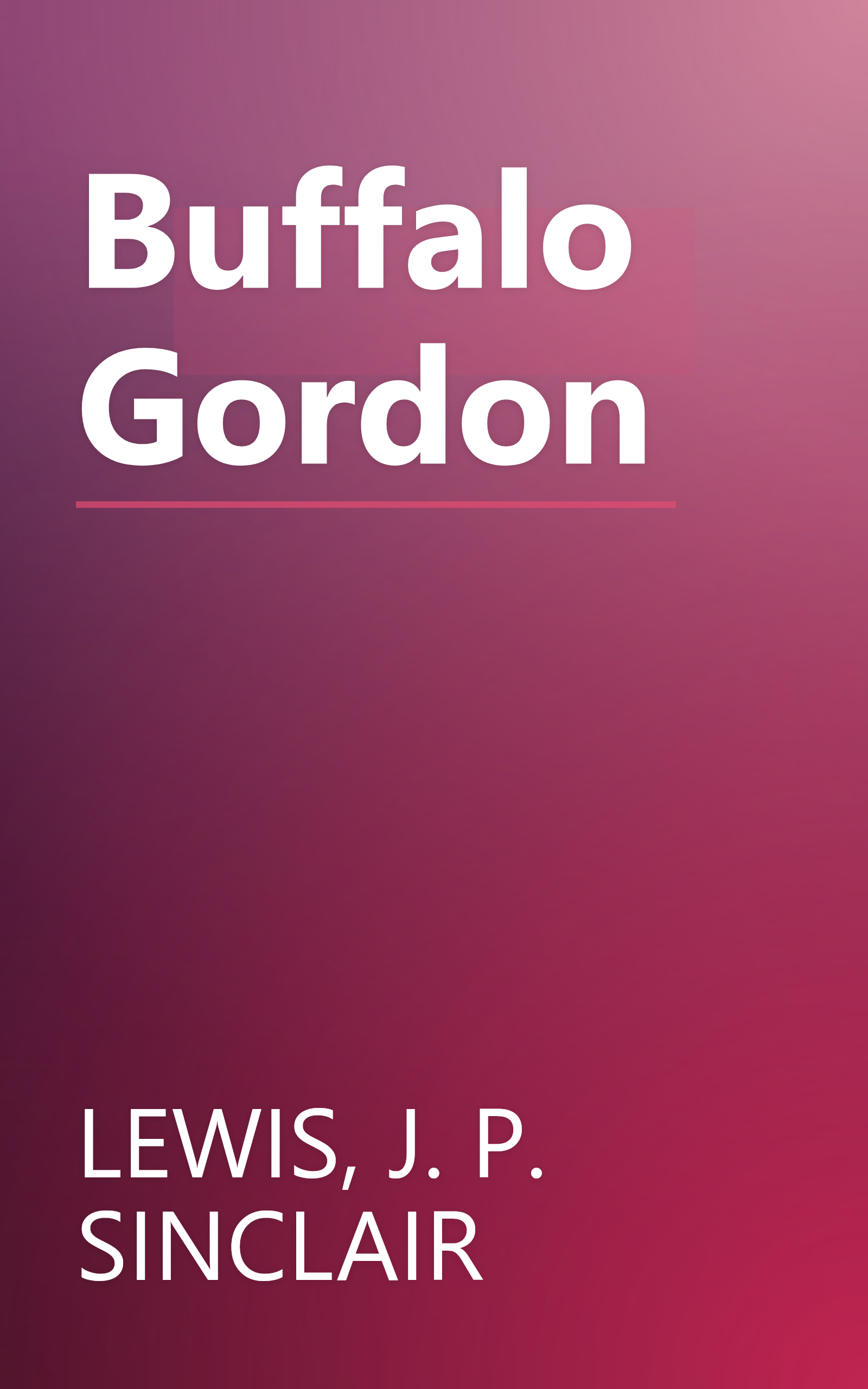 Buffalo Gordon book cover
