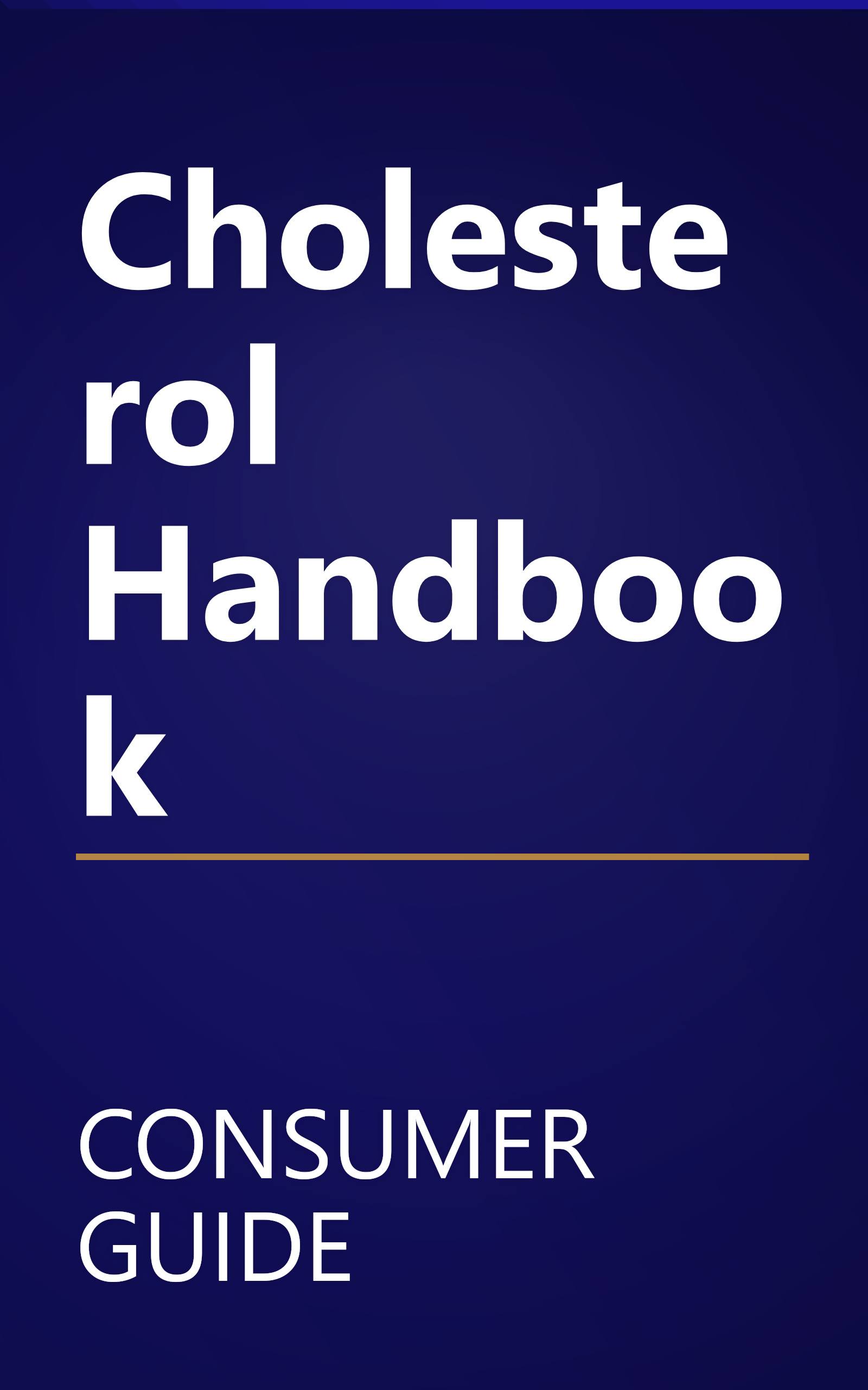 Cholesterol Handbook book cover