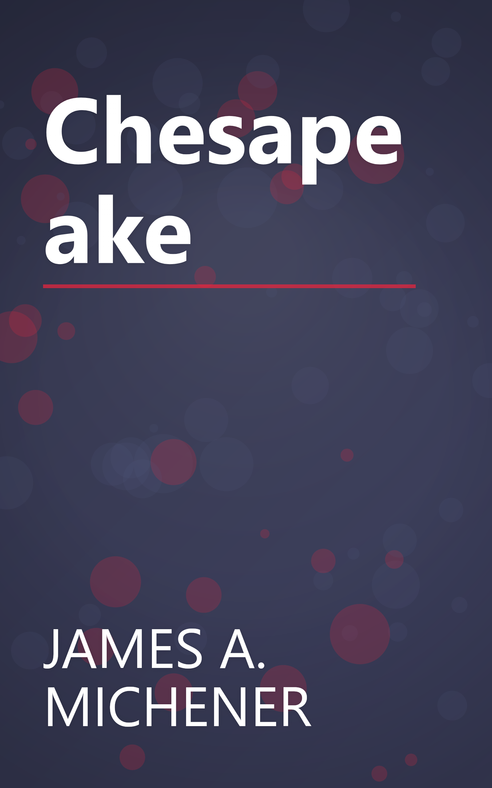 Chesapeake book cover