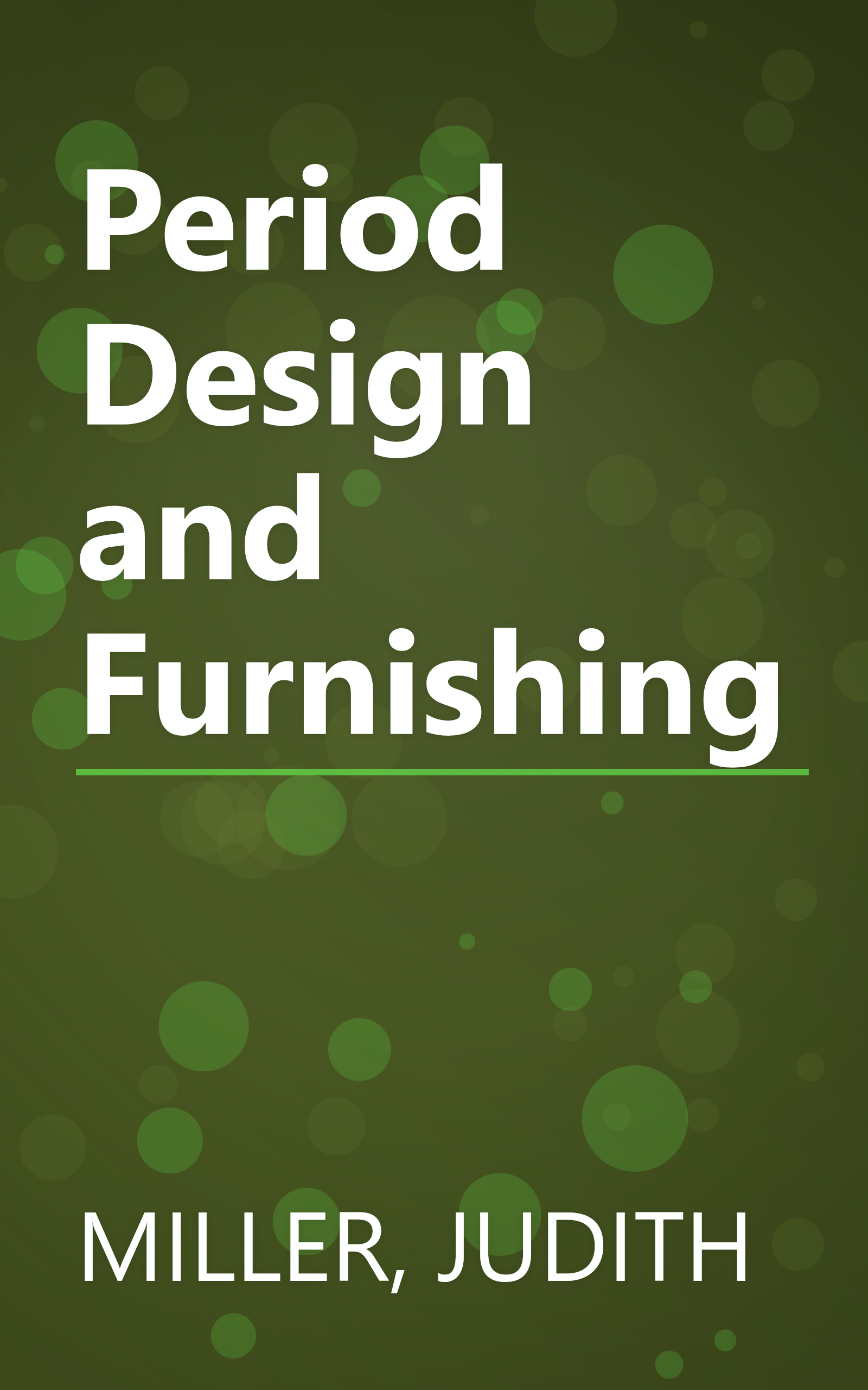 Period Design and Furnishing book cover