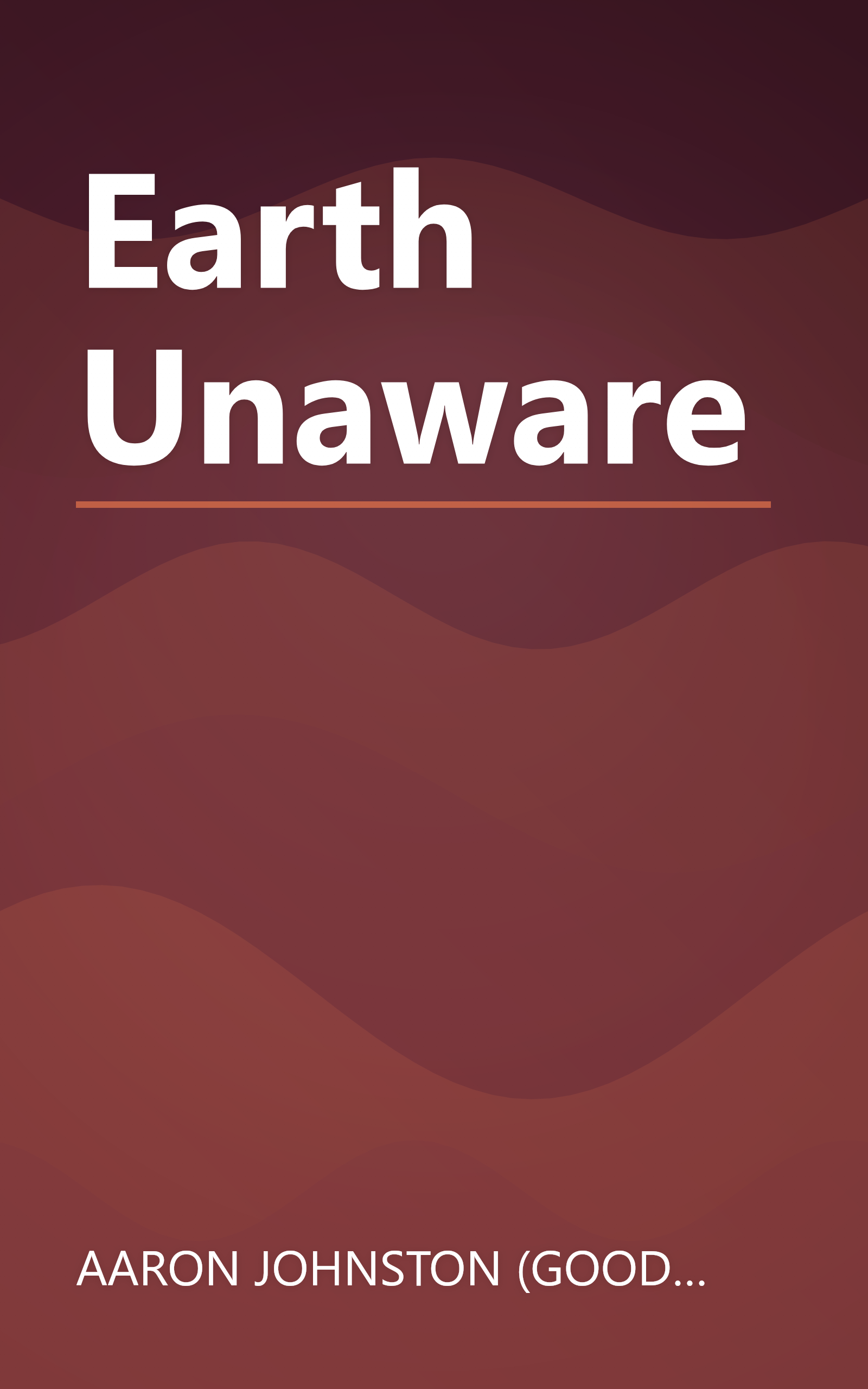 Earth Unaware book cover