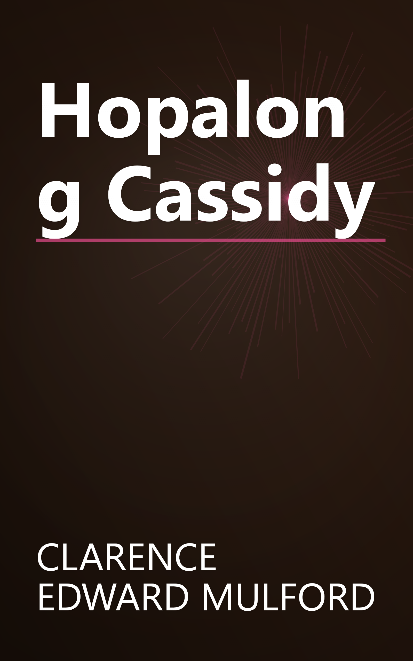 Hopalong Cassidy book cover