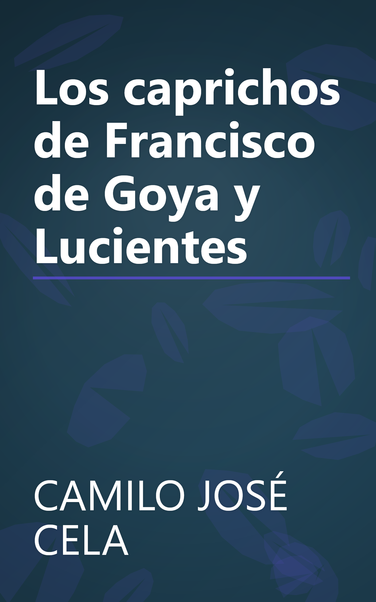 Los caprichos de Francisco de Goya y Lucientes book cover