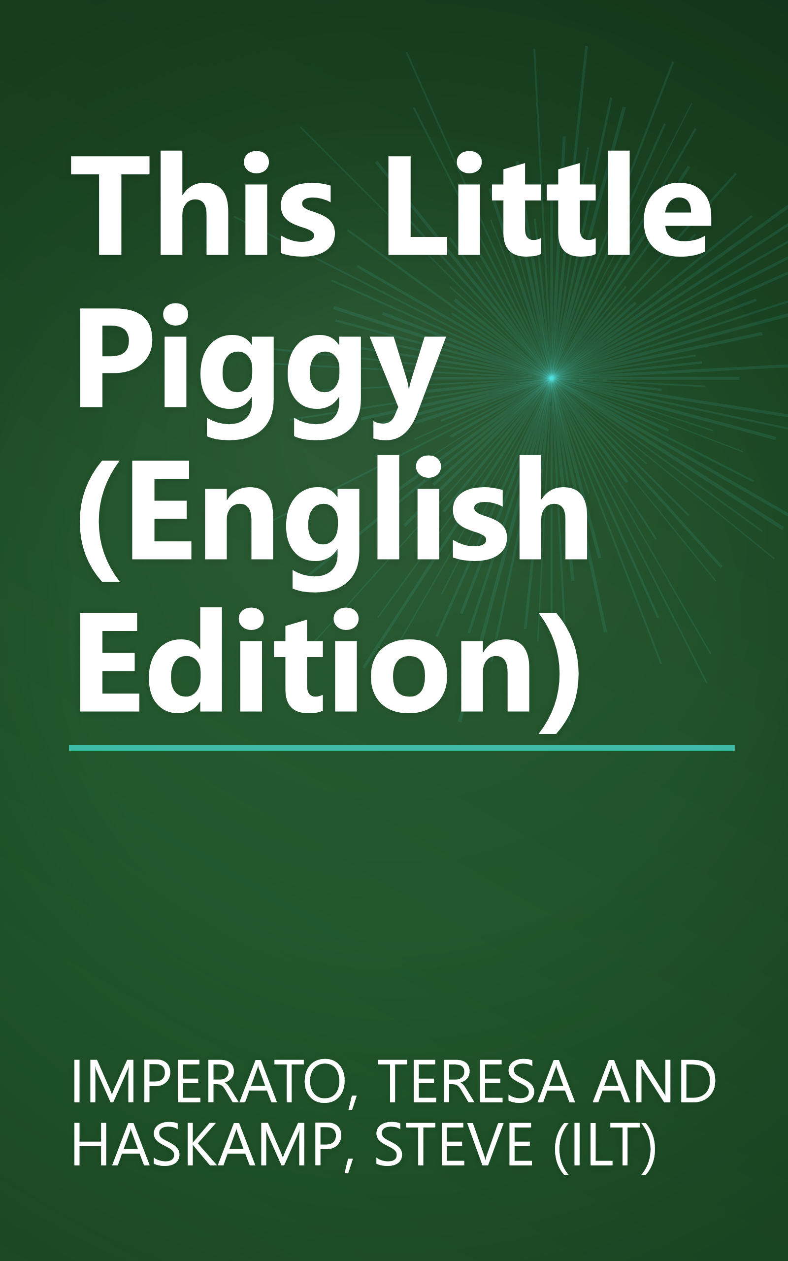 This Little Piggy (English Edition) book cover