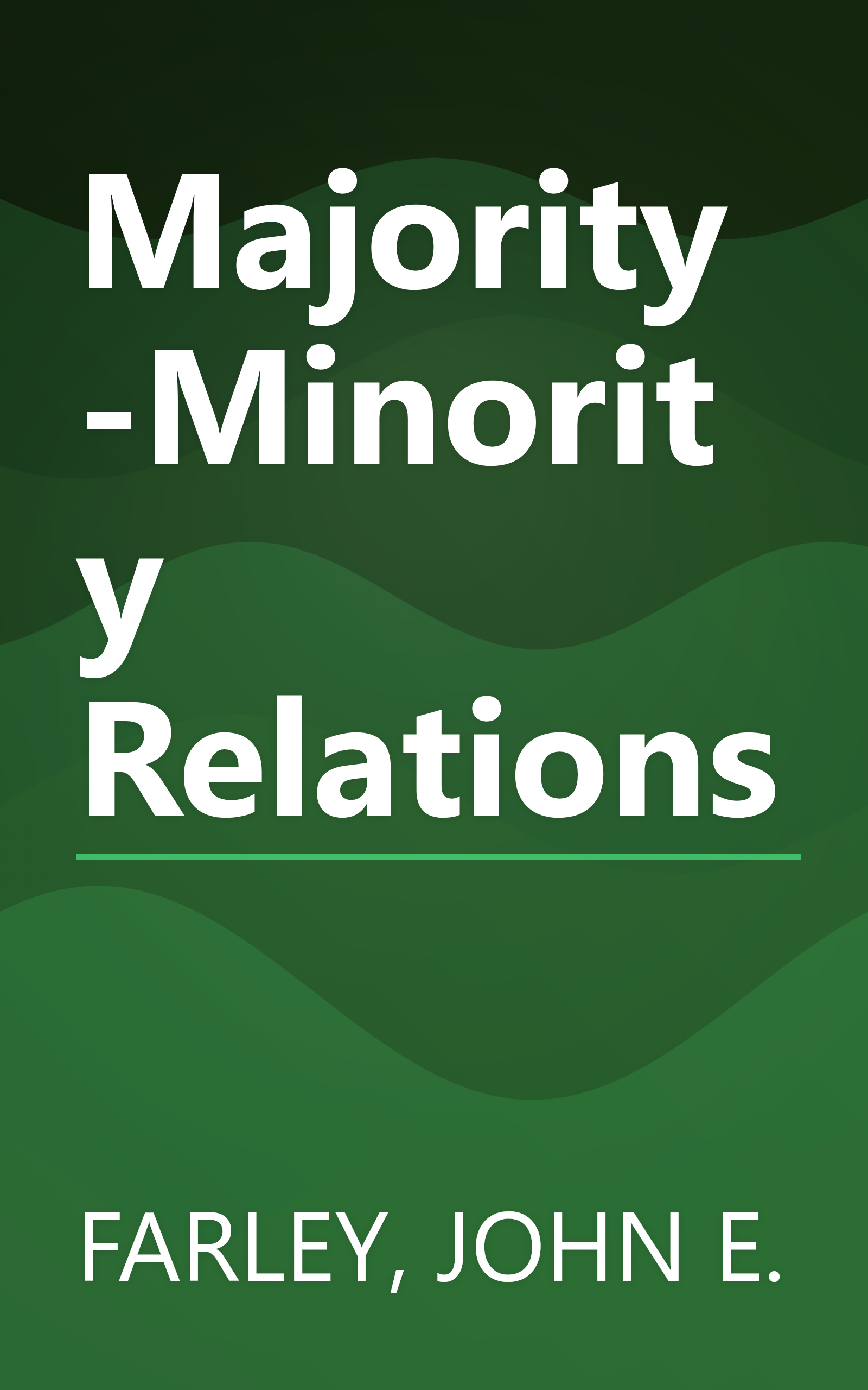 Majority-Minority Relations book cover
