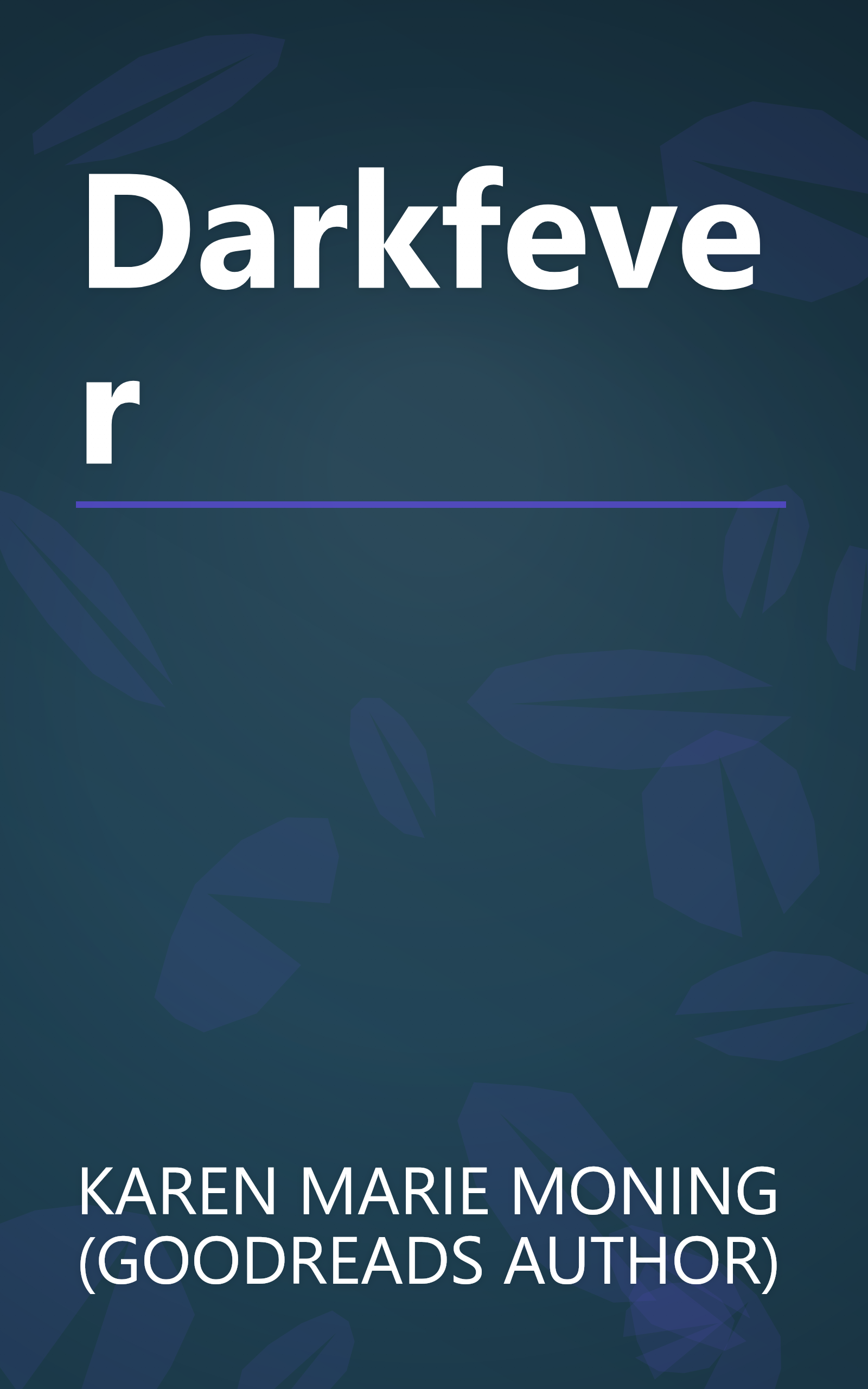 Darkfever book cover