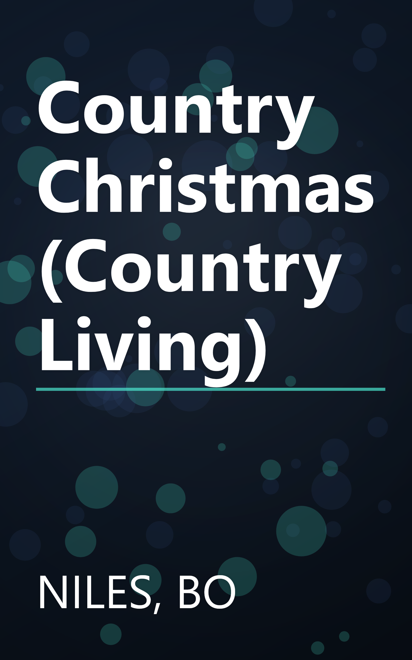 Country Christmas (Country Living) book cover
