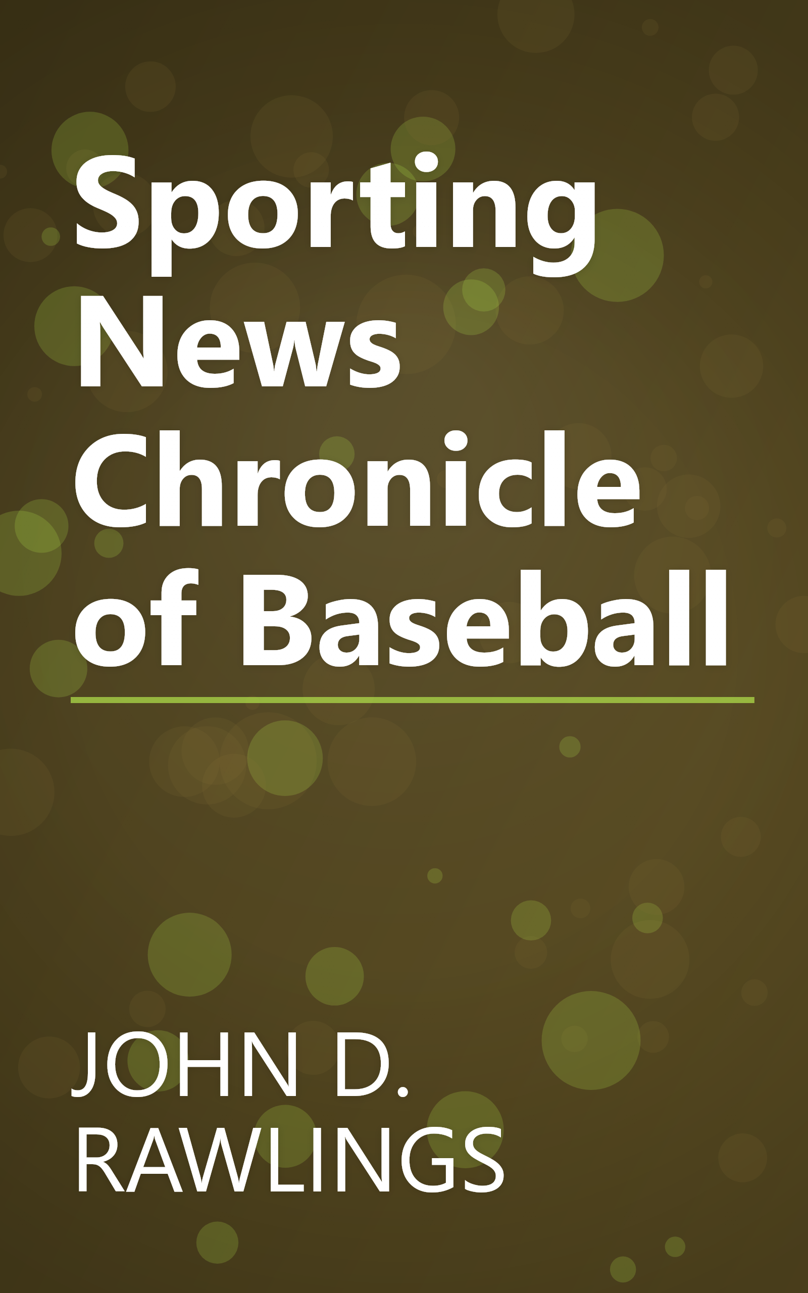 Sporting News Chronicle of Baseball book cover