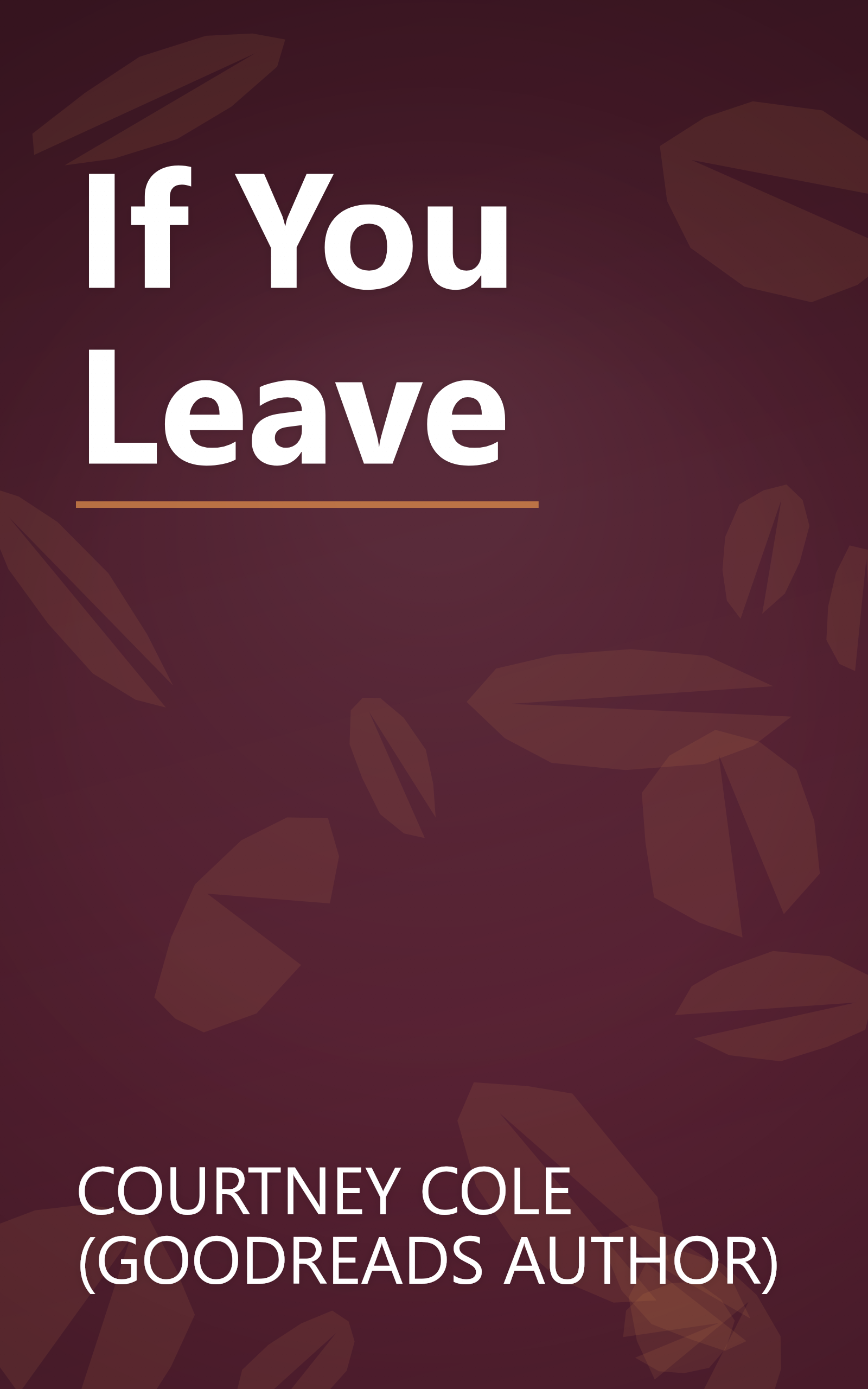 If You Leave book cover