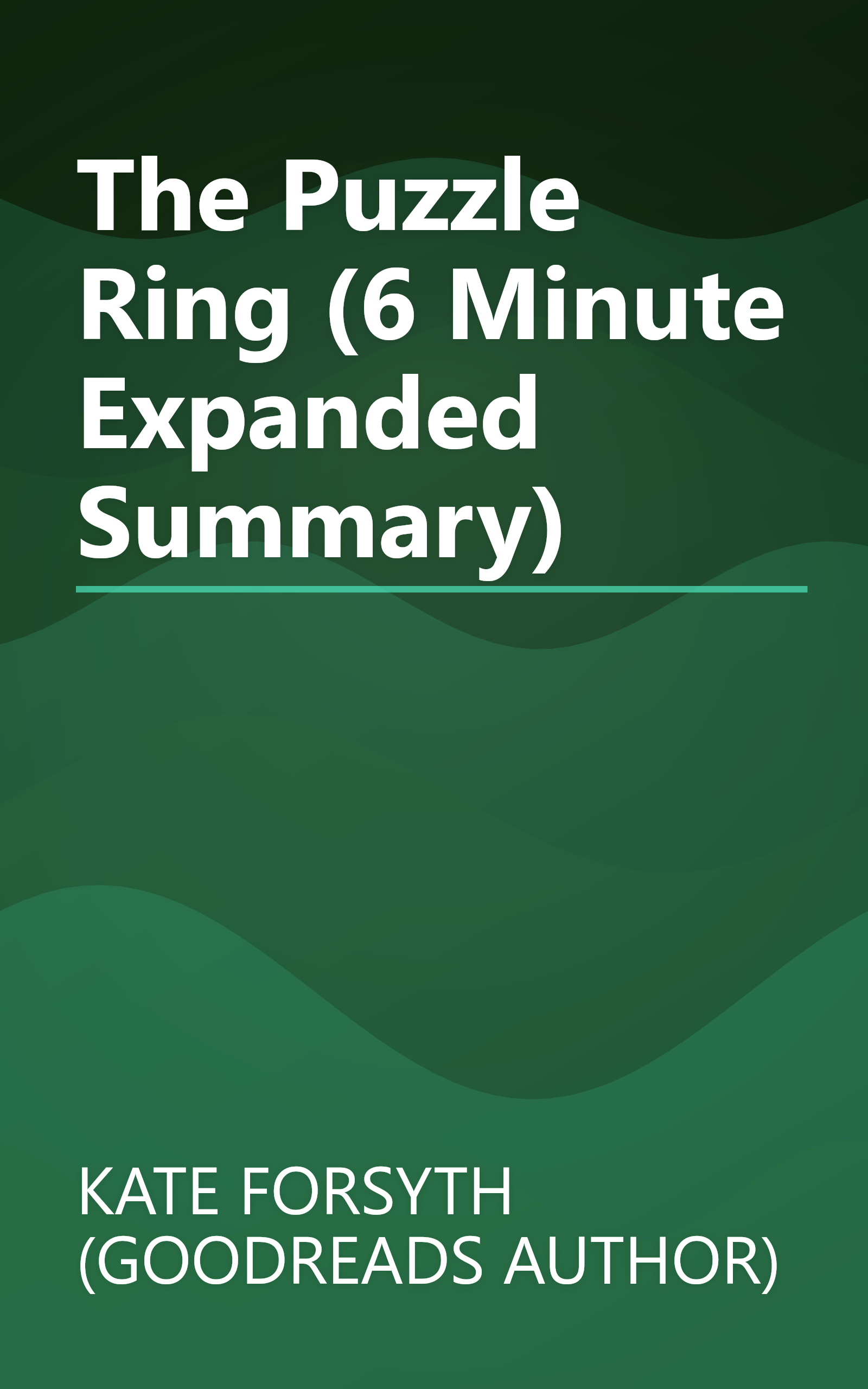 The Puzzle Ring (6 Minute   Expanded Summary) book cover