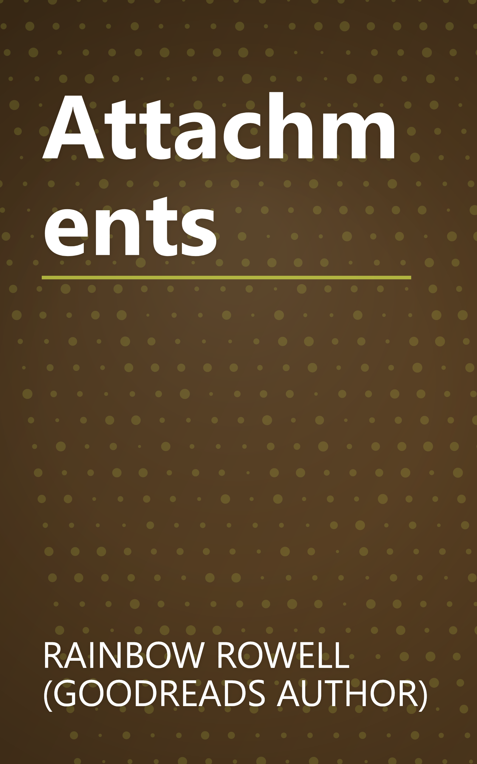 Attachments book cover