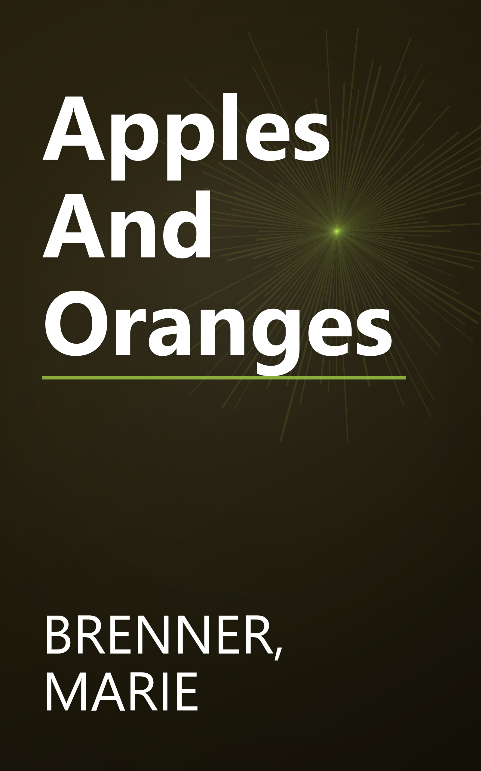 Apples And Oranges book cover