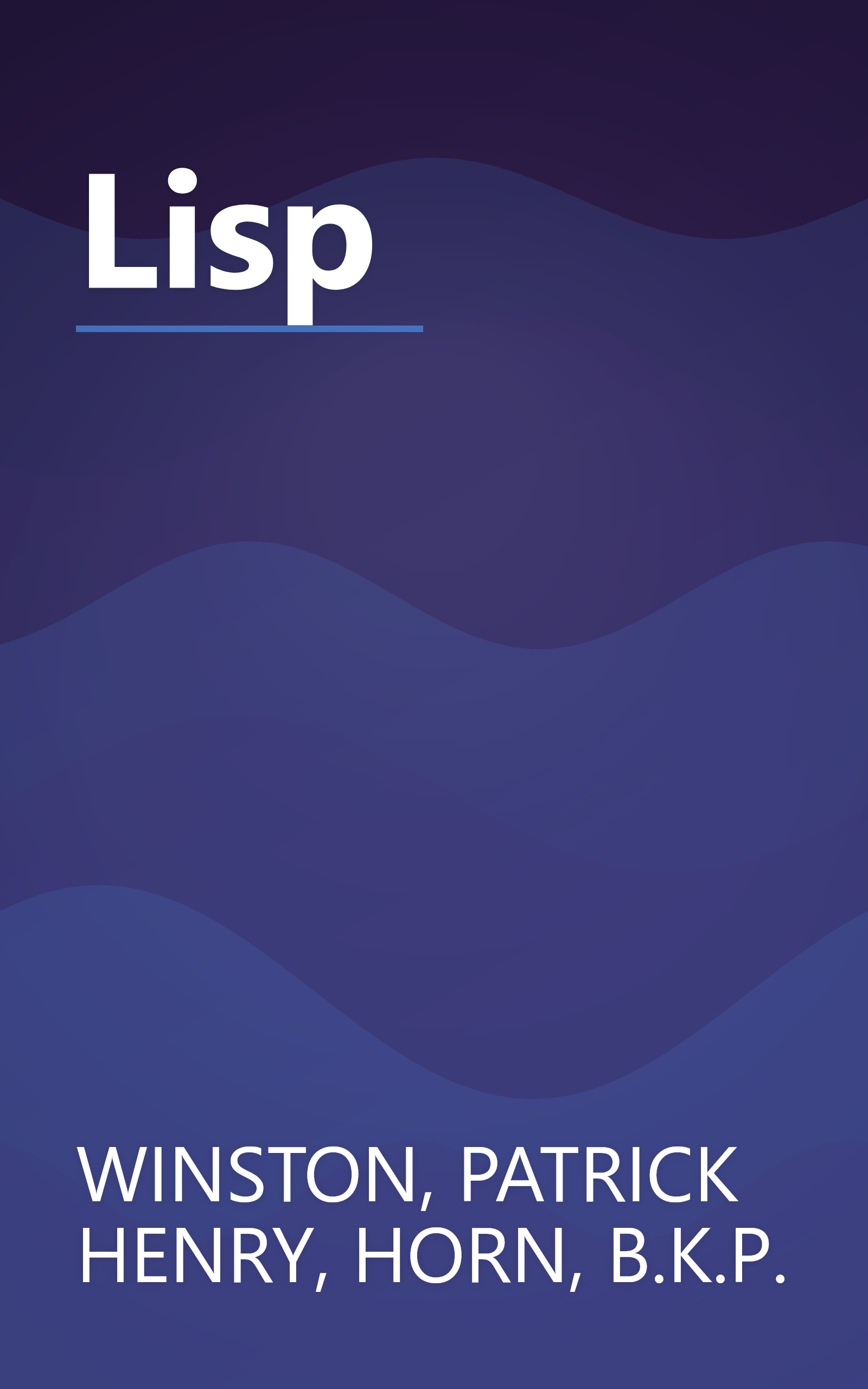 Lisp book cover