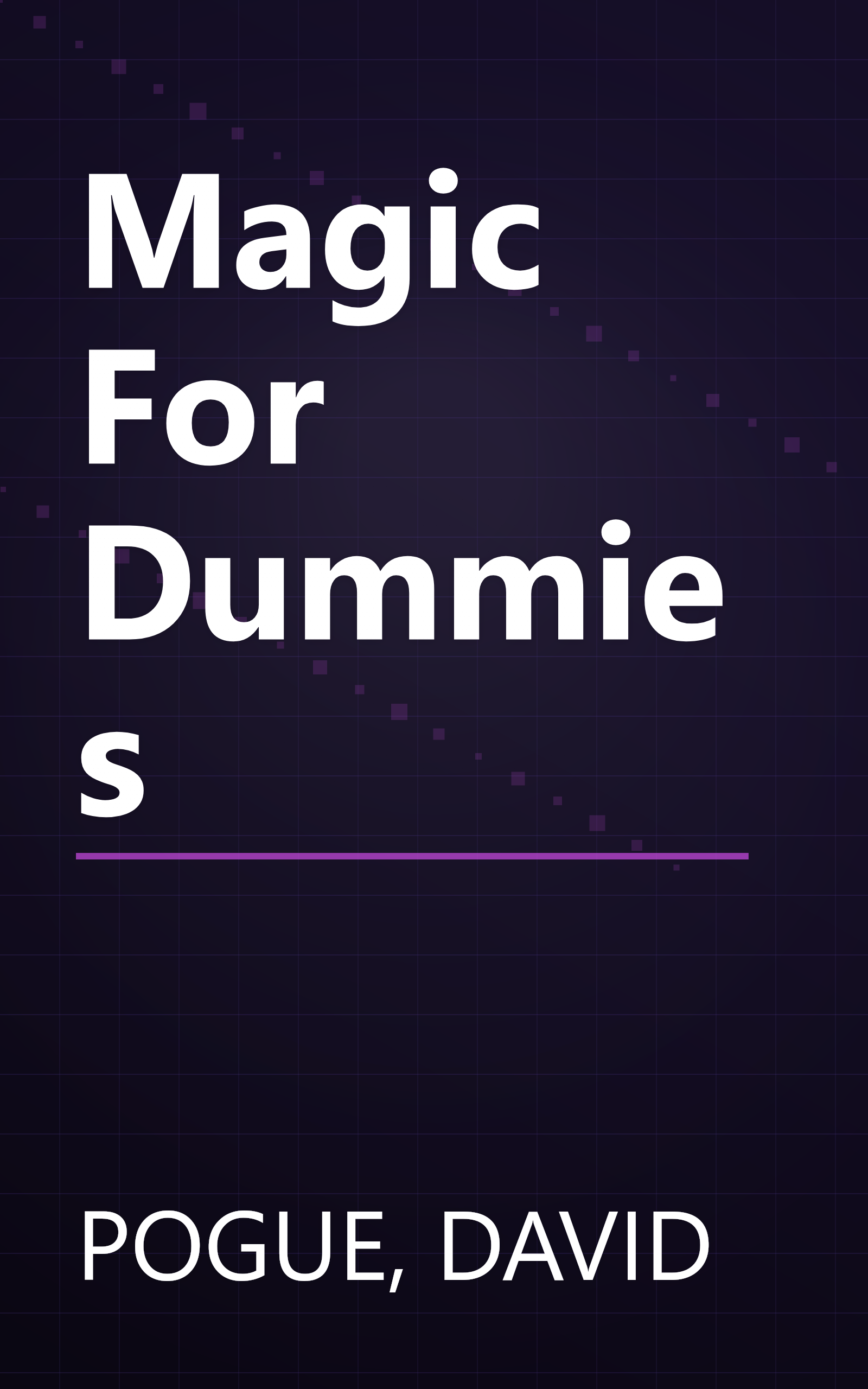 Magic For Dummies book cover