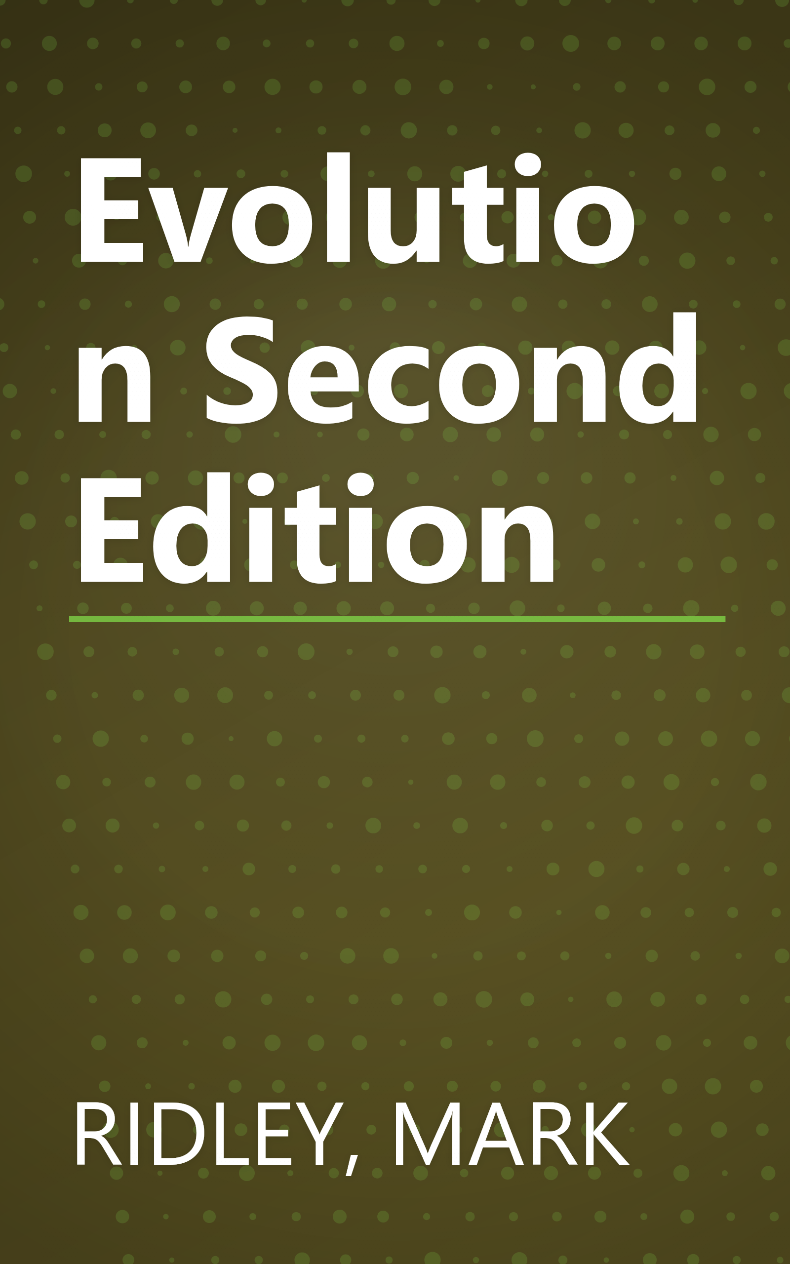 Evolution Second Edition book cover