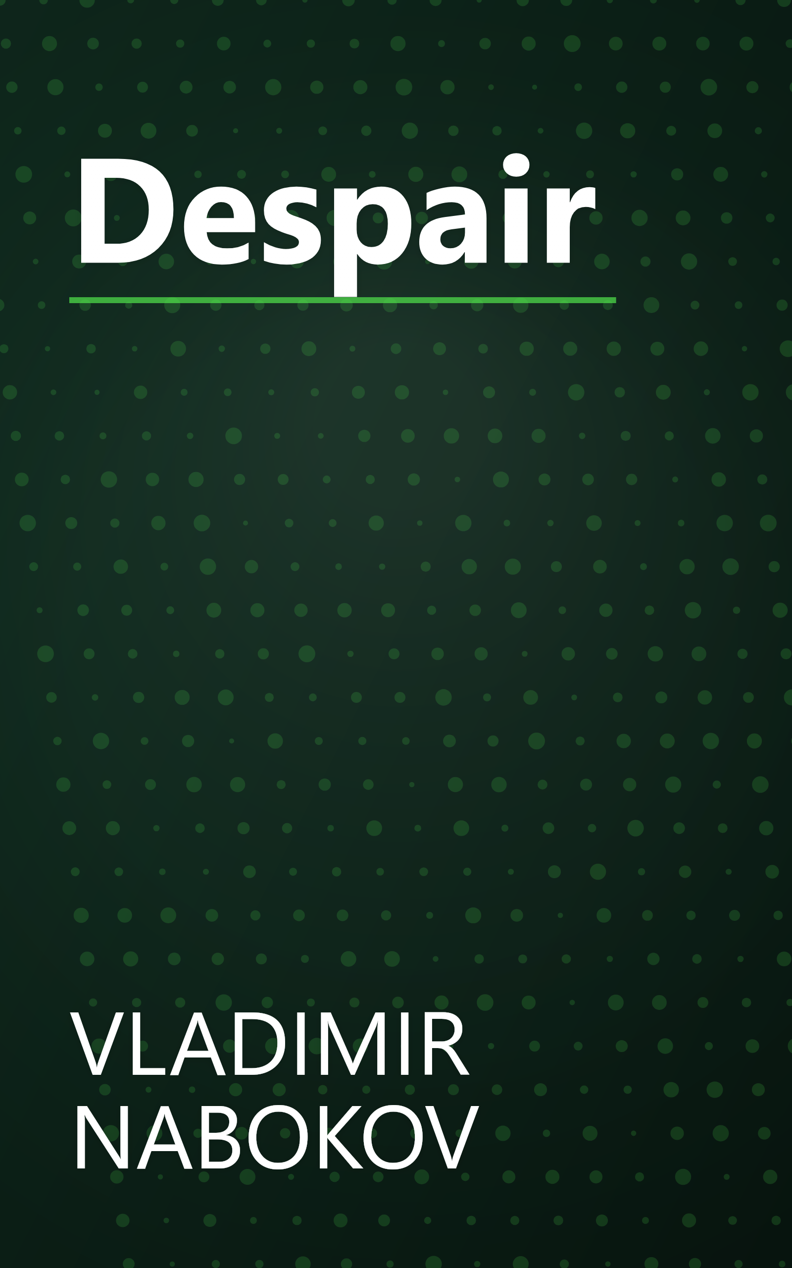 Despair book cover