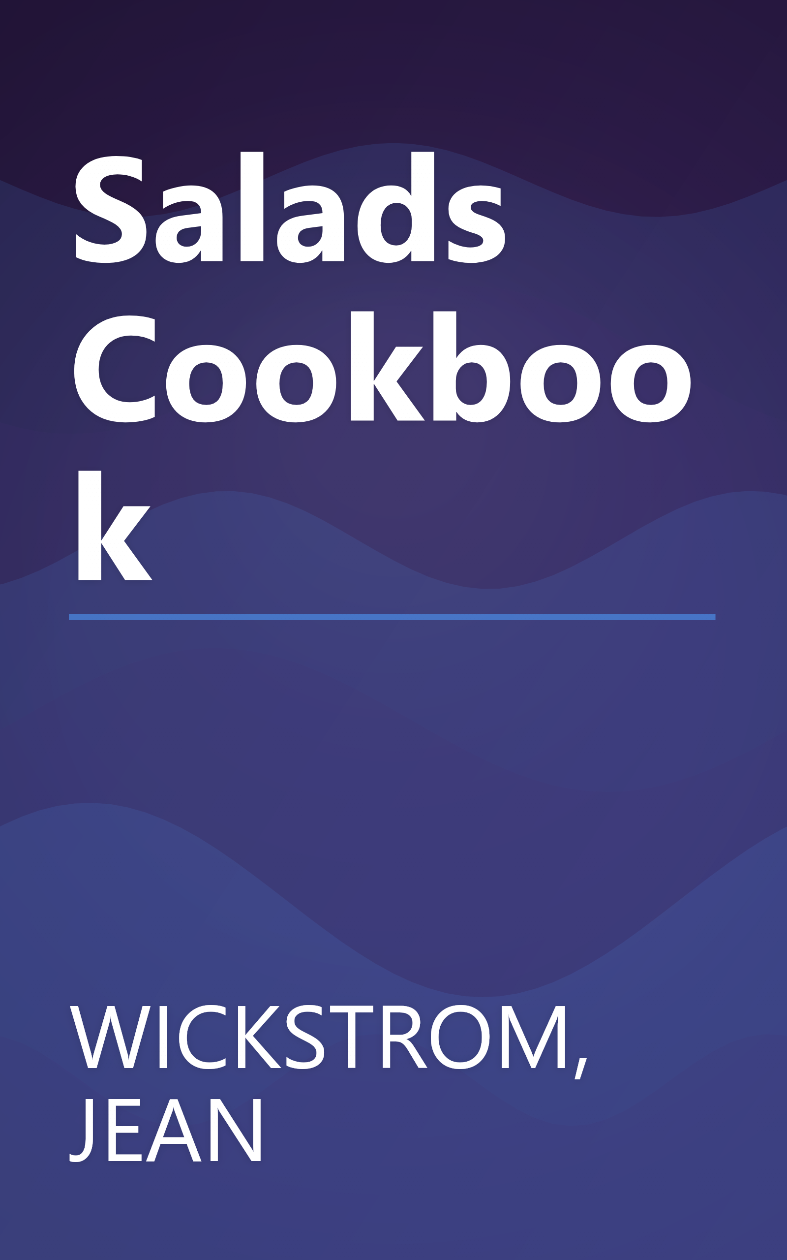 Salads Cookbook book cover