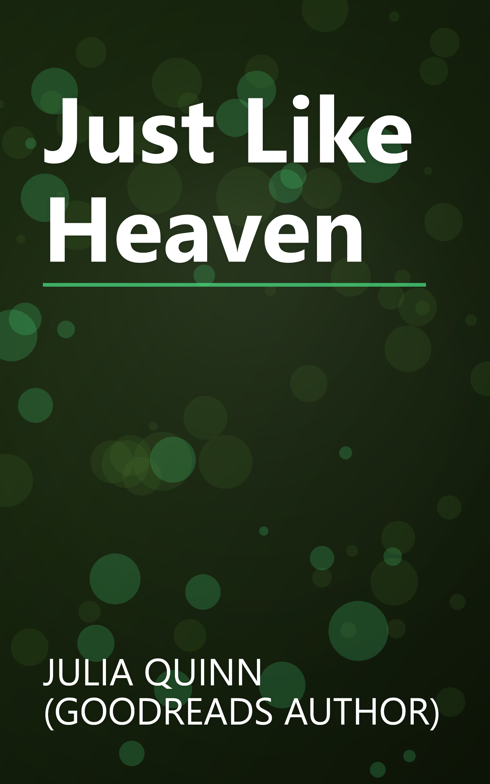 Just Like Heaven book cover