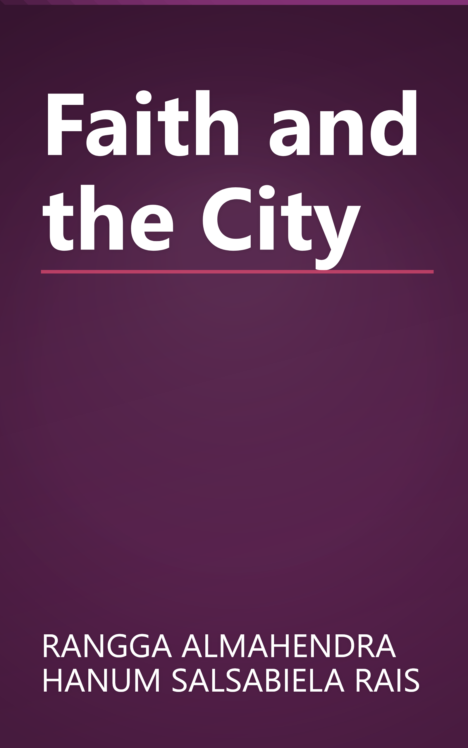 Faith and the City book cover
