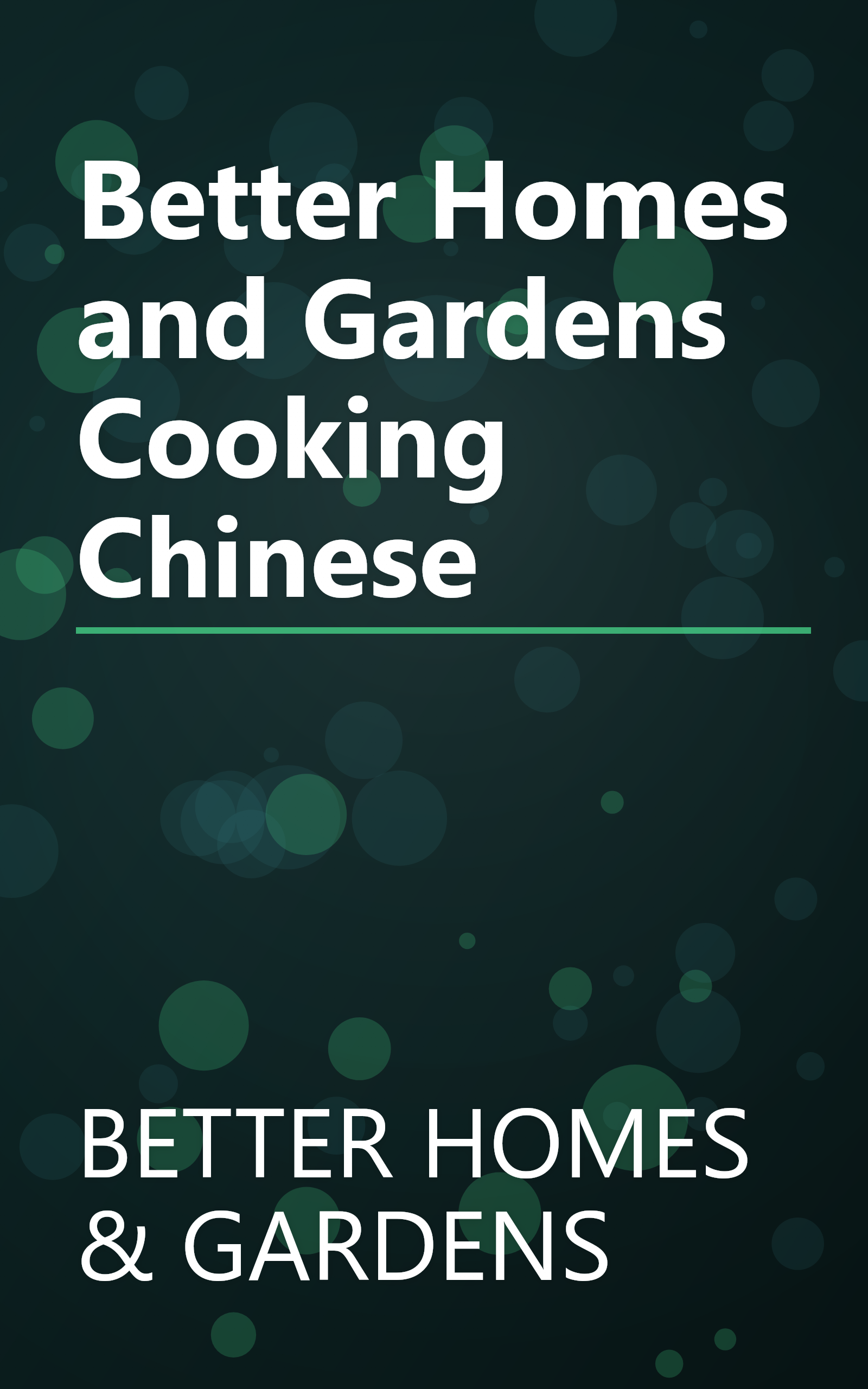Better Homes and Gardens Cooking Chinese book cover