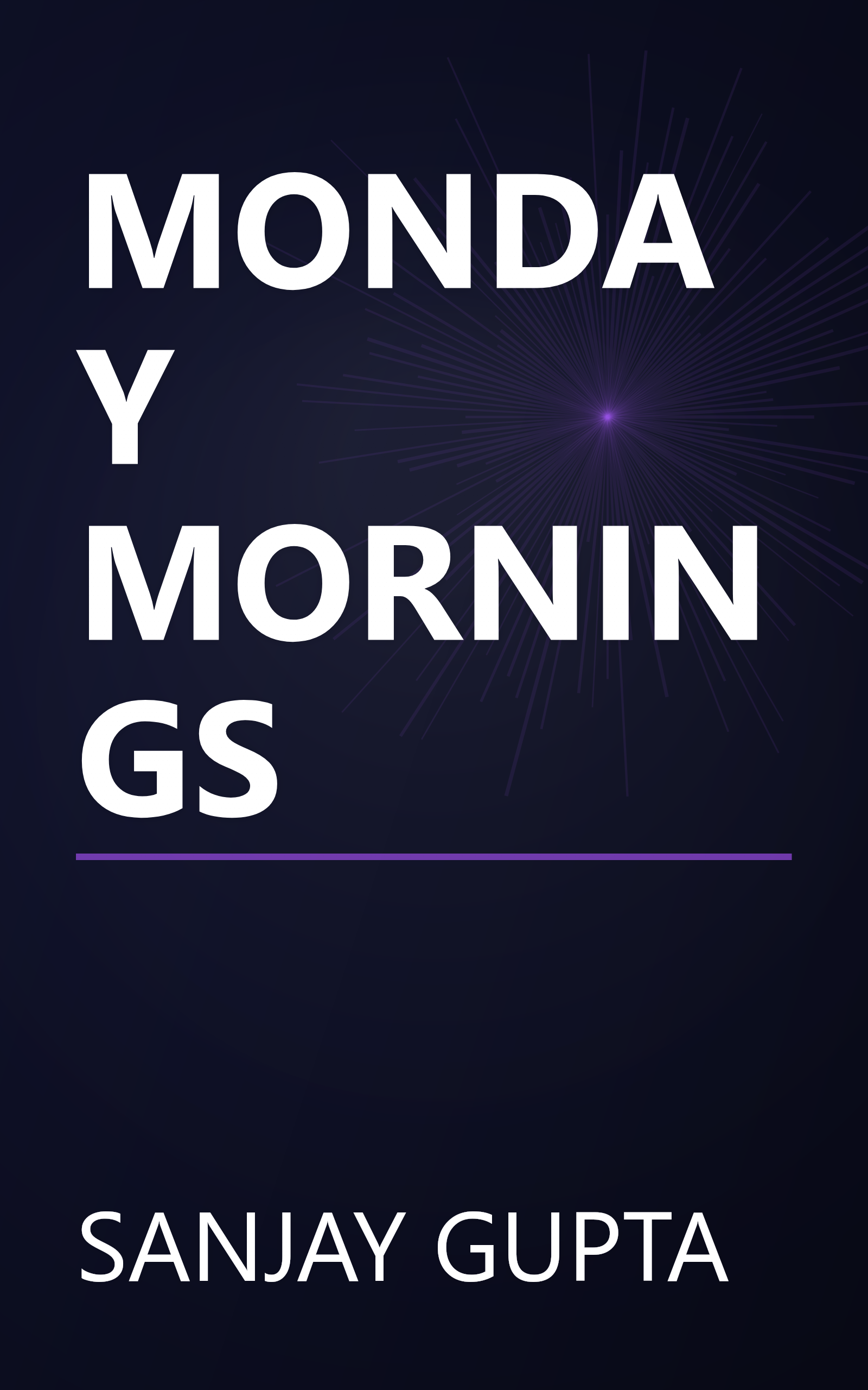 MONDAY MORNINGS book cover