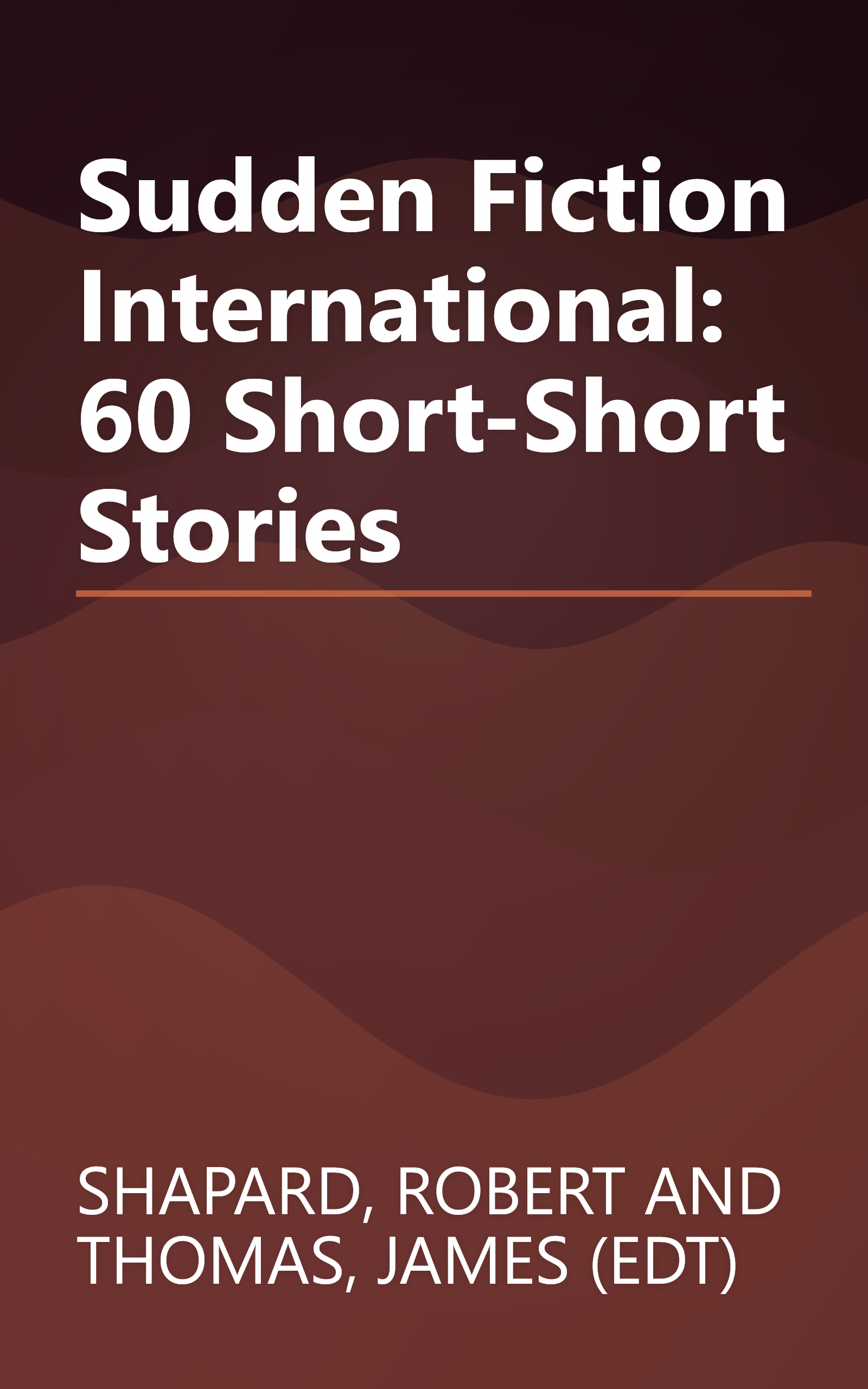 Sudden Fiction International: 60 Short-Short Stories book cover