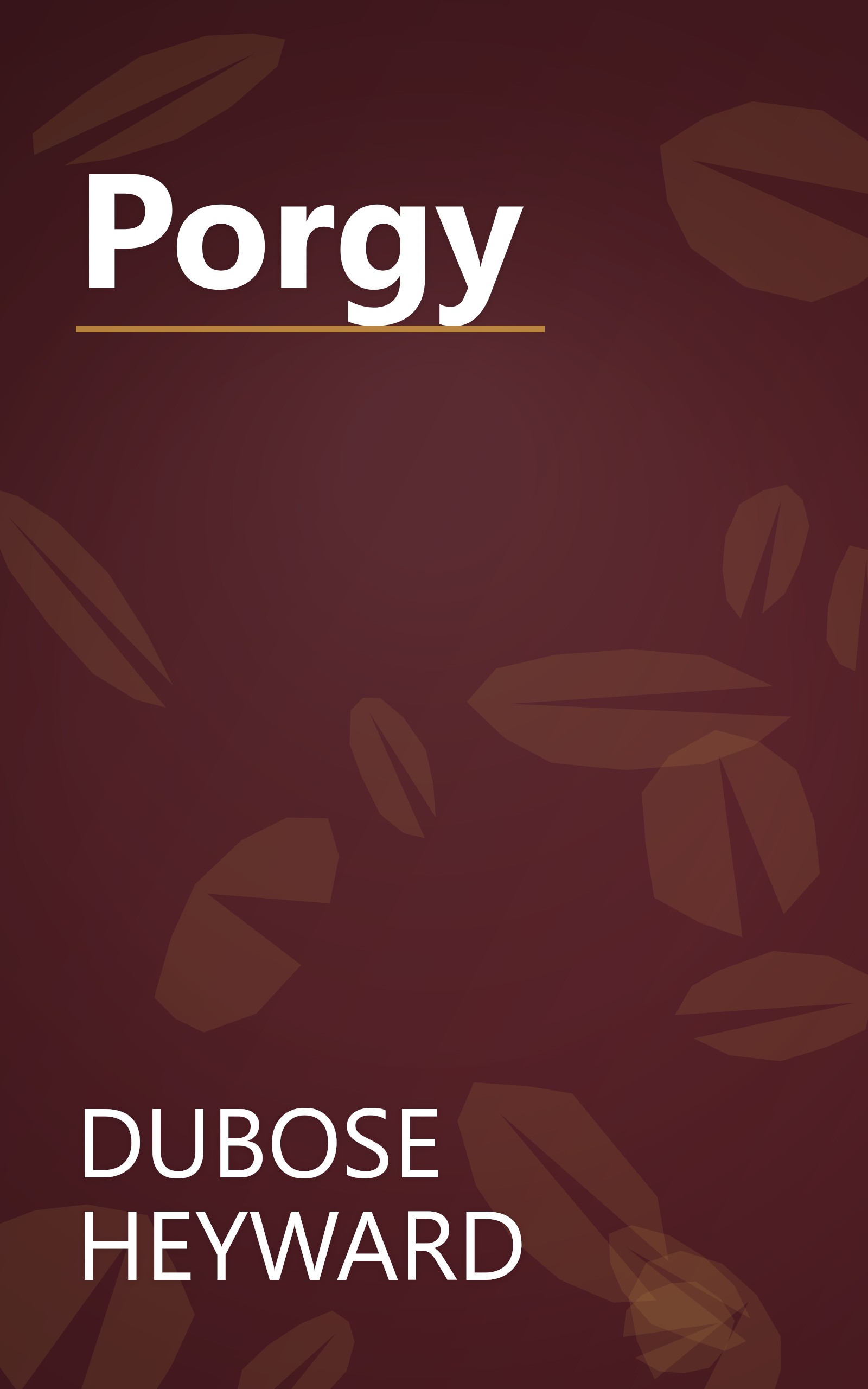 Porgy book cover