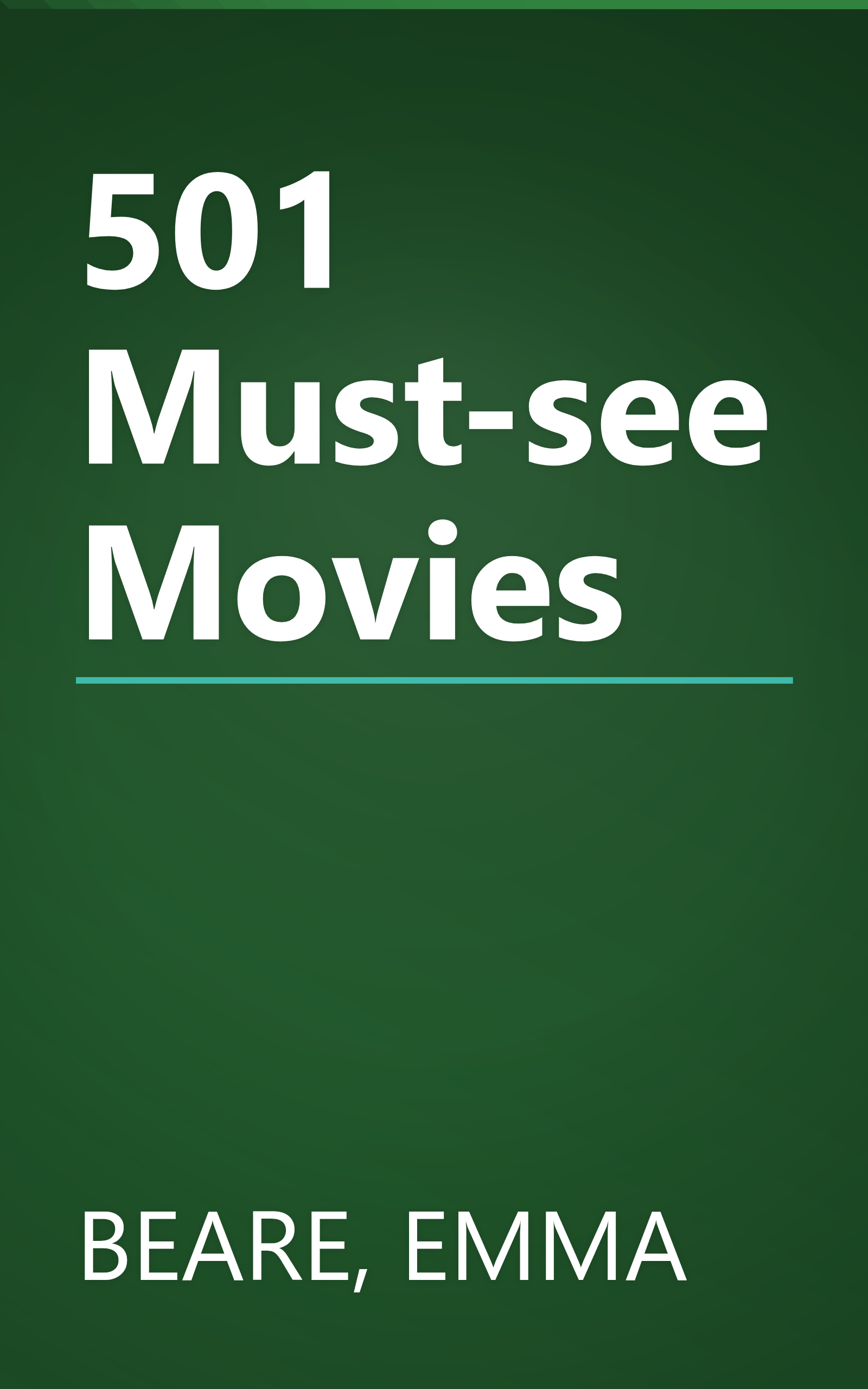 501 Must-see Movies book cover