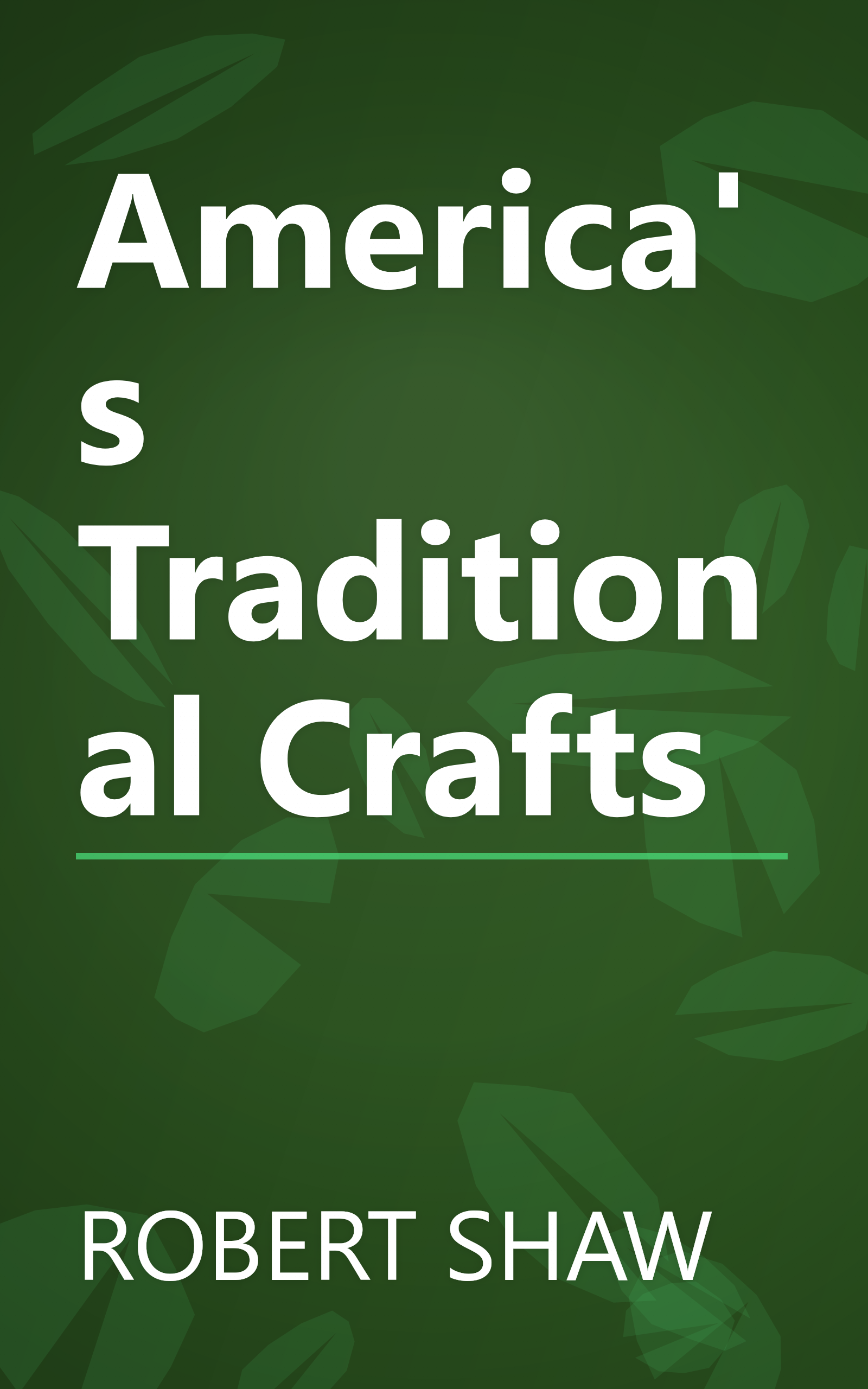 America's Traditional Crafts book cover