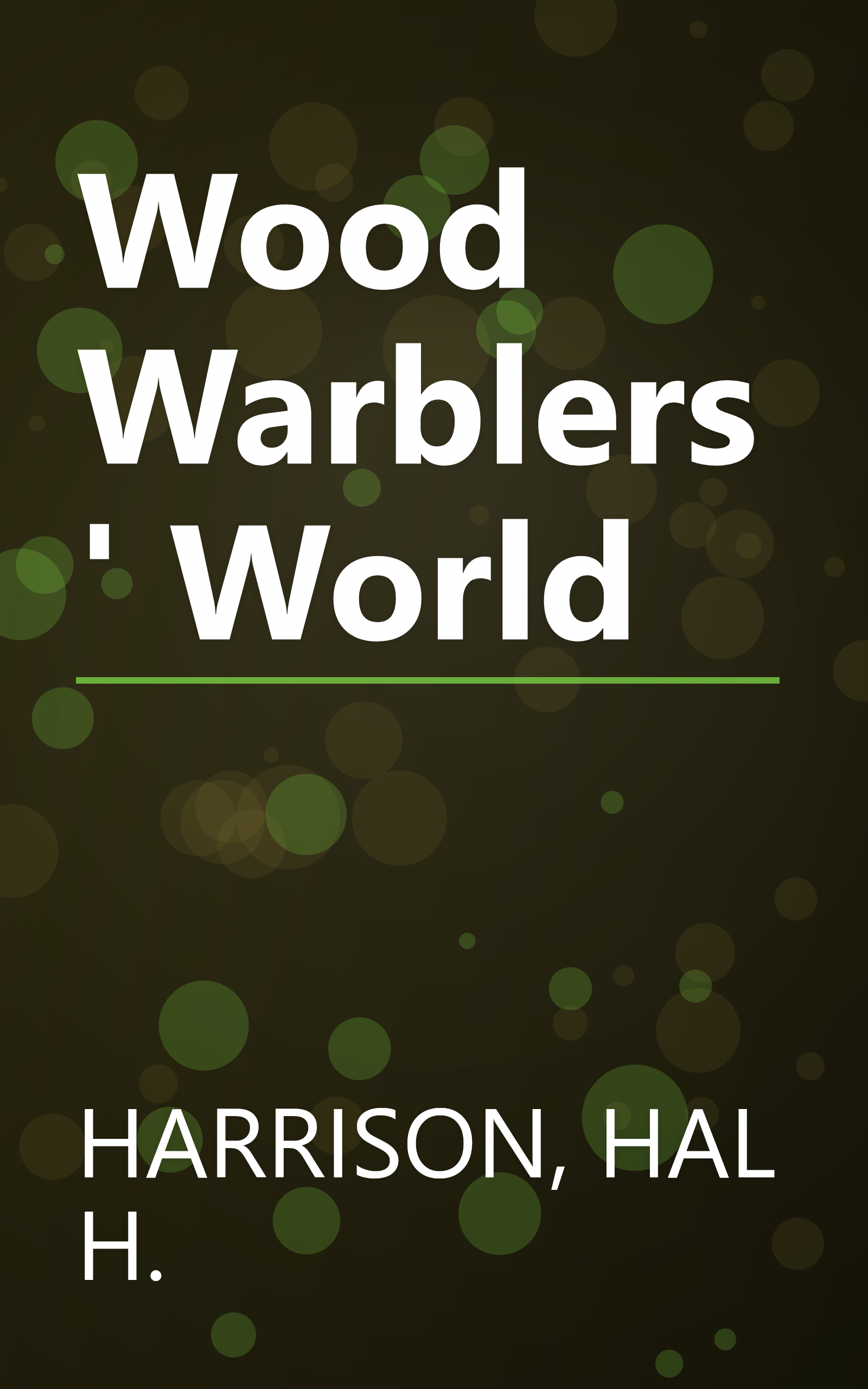 Wood Warblers' World book cover