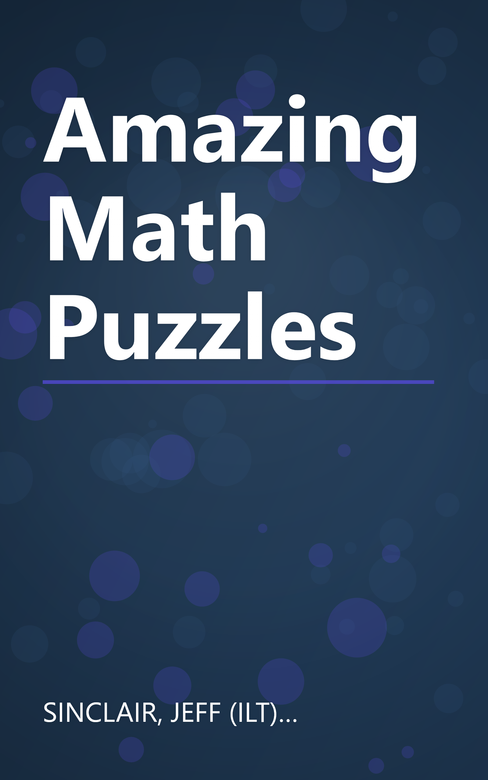 Amazing Math Puzzles book cover